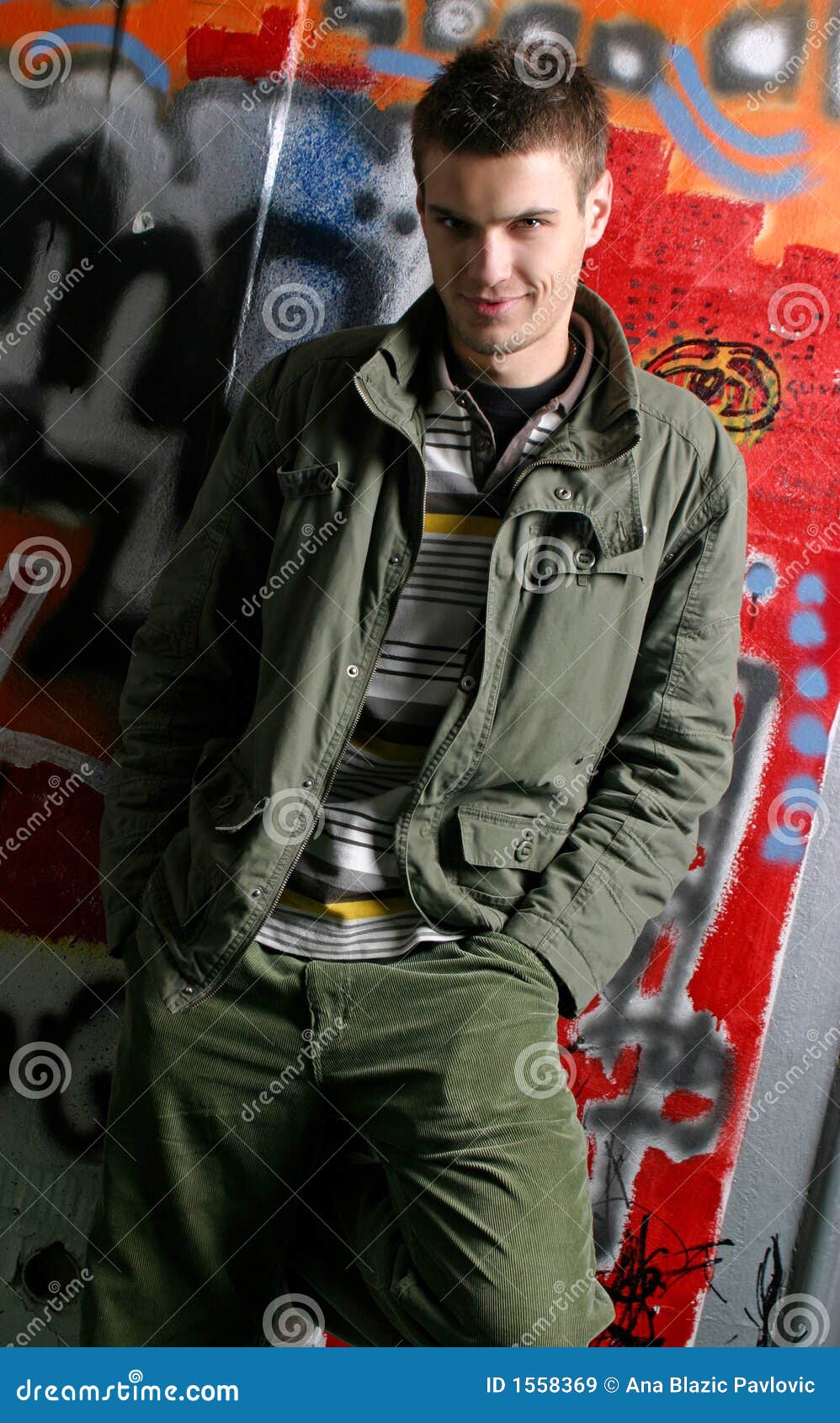Cool guy stock image. Image of caucasian, green, teenager - 1558369