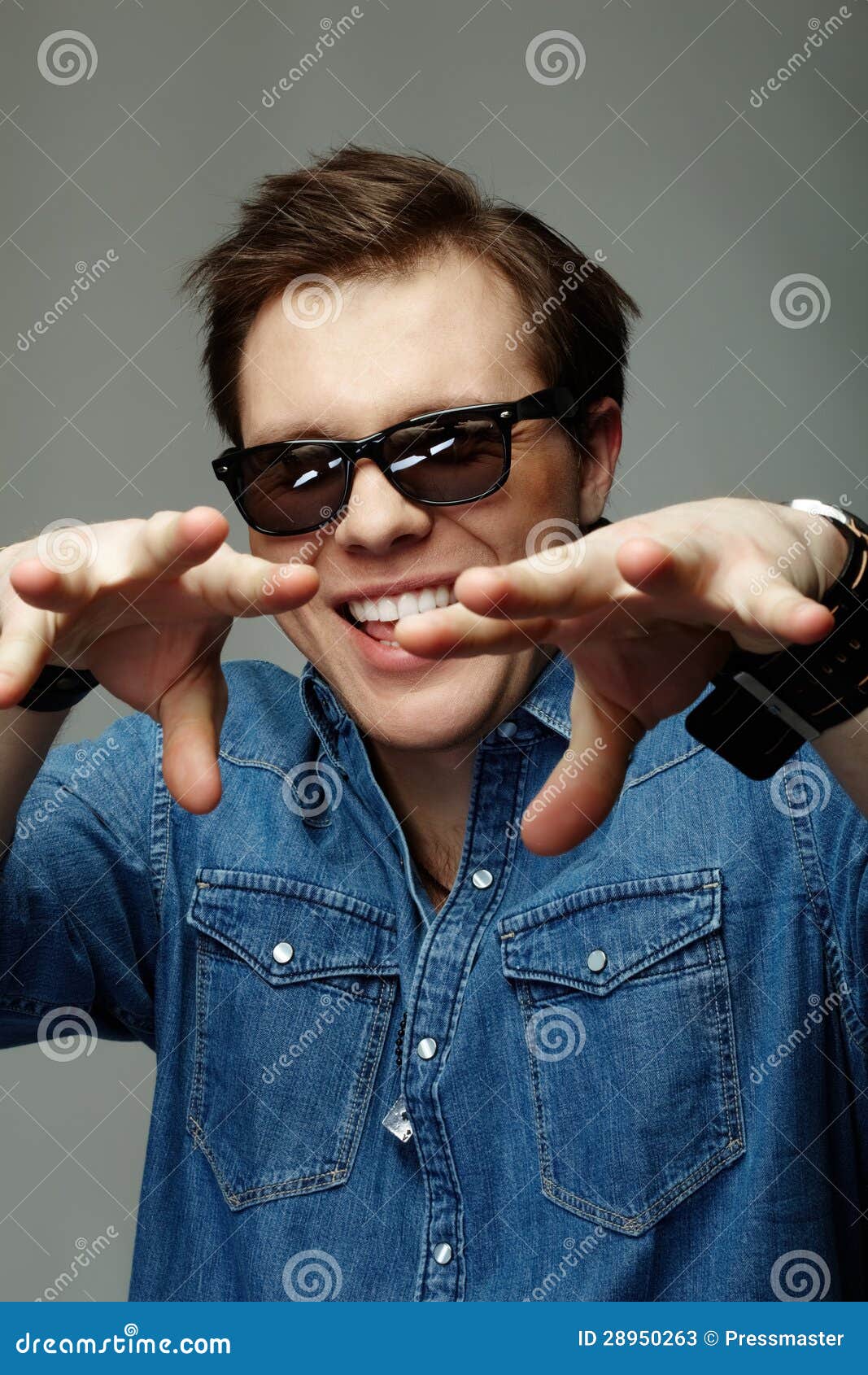 Cool guy stock image. Image of adult, denim, human, person - 28950263