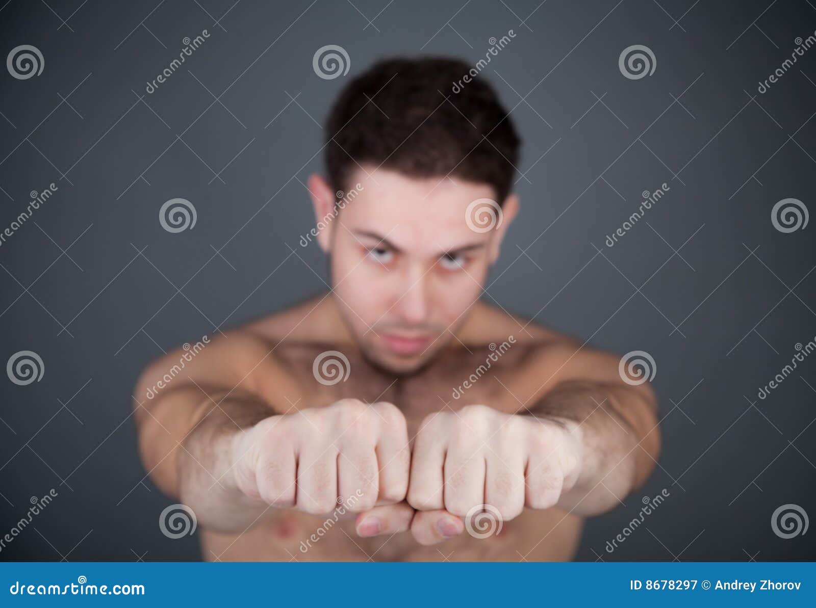 Cool Guy Shows His Strong Hands Stock Image - Image of cool, show: 8678297