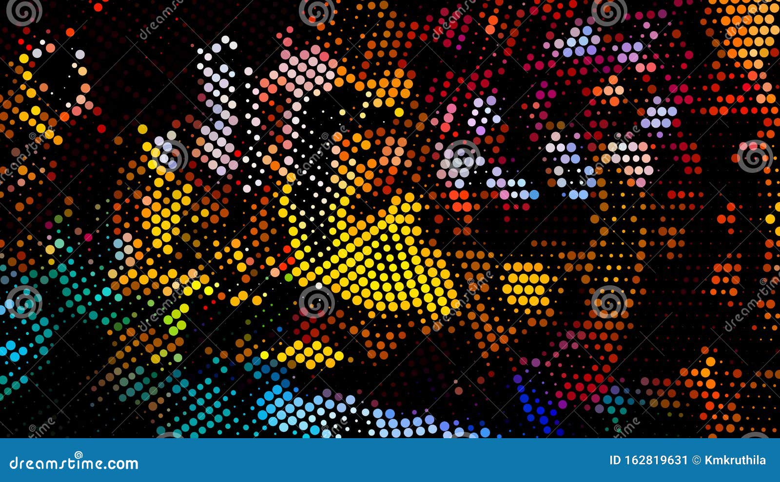 Cool Halftone Dots Background Vector Art Stock Vector - Illustration of ...