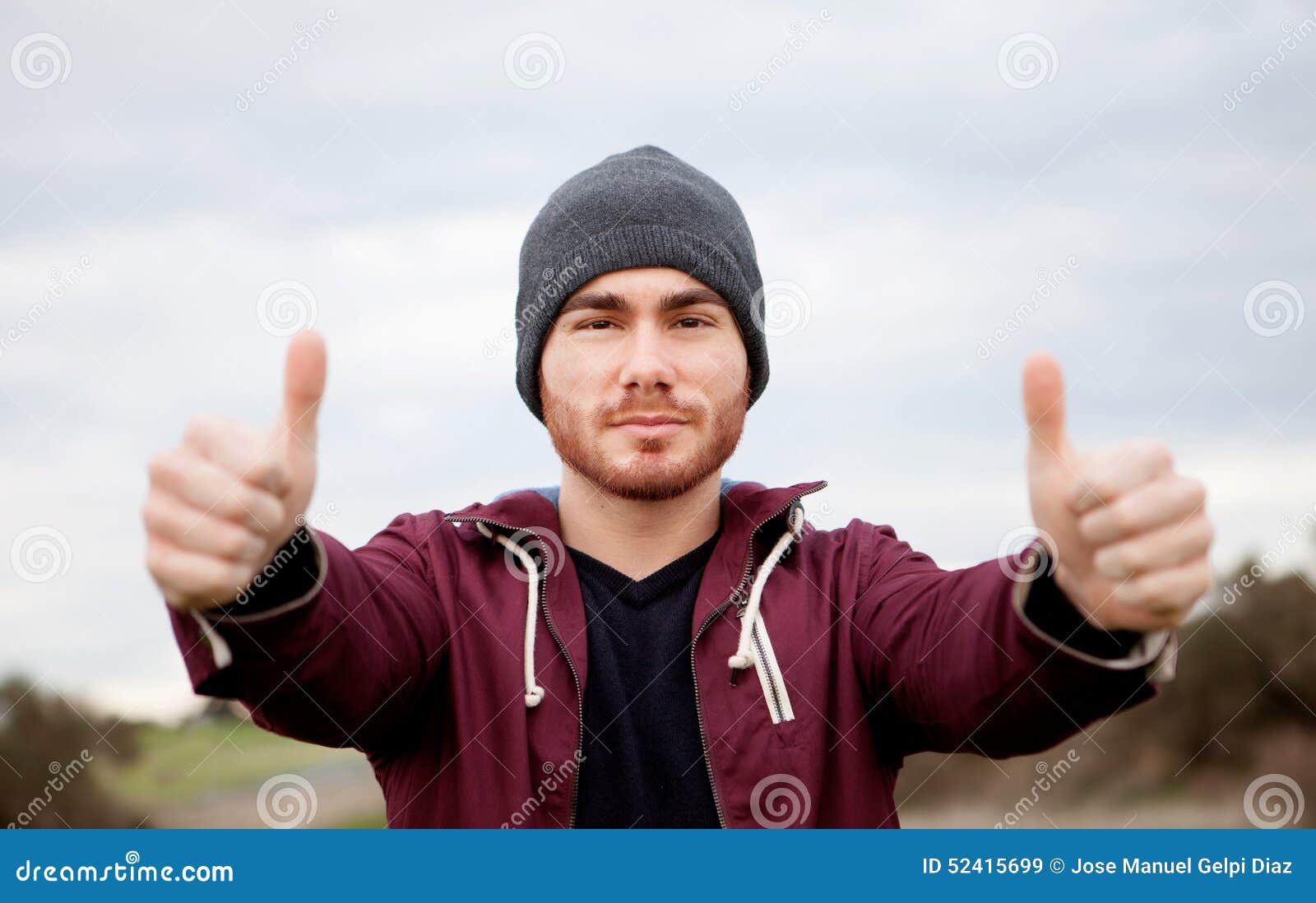 Cool Handsome Guy Saying Ok Stock Image - Image of hair, male: 52415699