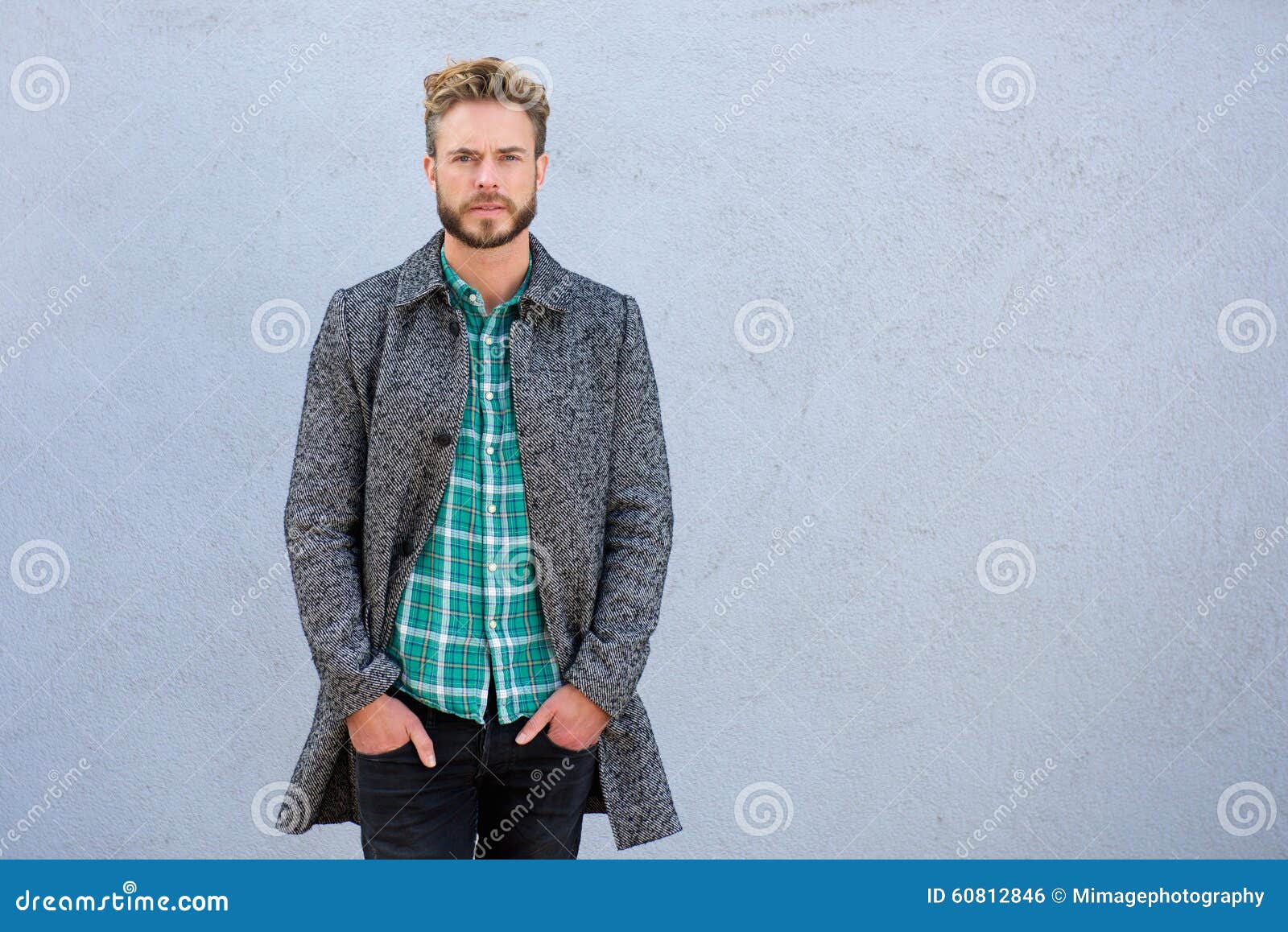 Cool Handsome Man in Jacket Stock Photo - Image of male, casual: 60812846