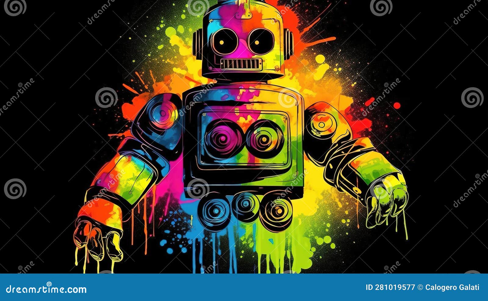 A Robot With A Spray Can: The Story Behind A Stunning Graffiti Work ...