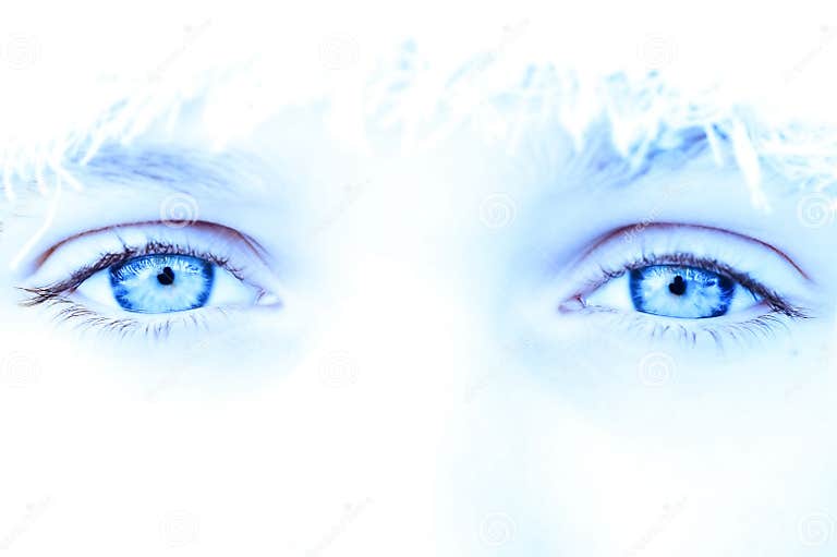 Cool ice eyes stock image. Image of close, girl, people - 694993