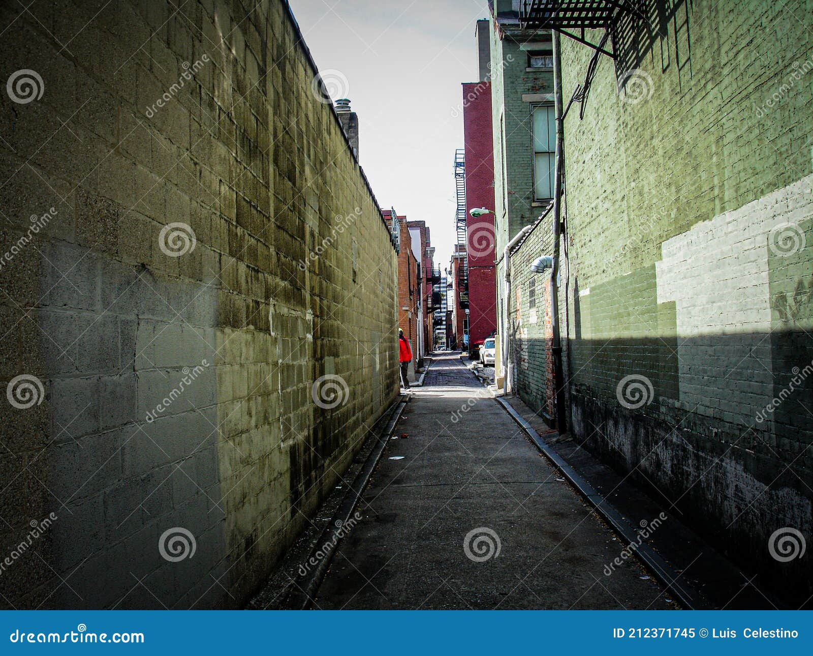 Back alleys editorial image. Image of angeles, alley - 212371745