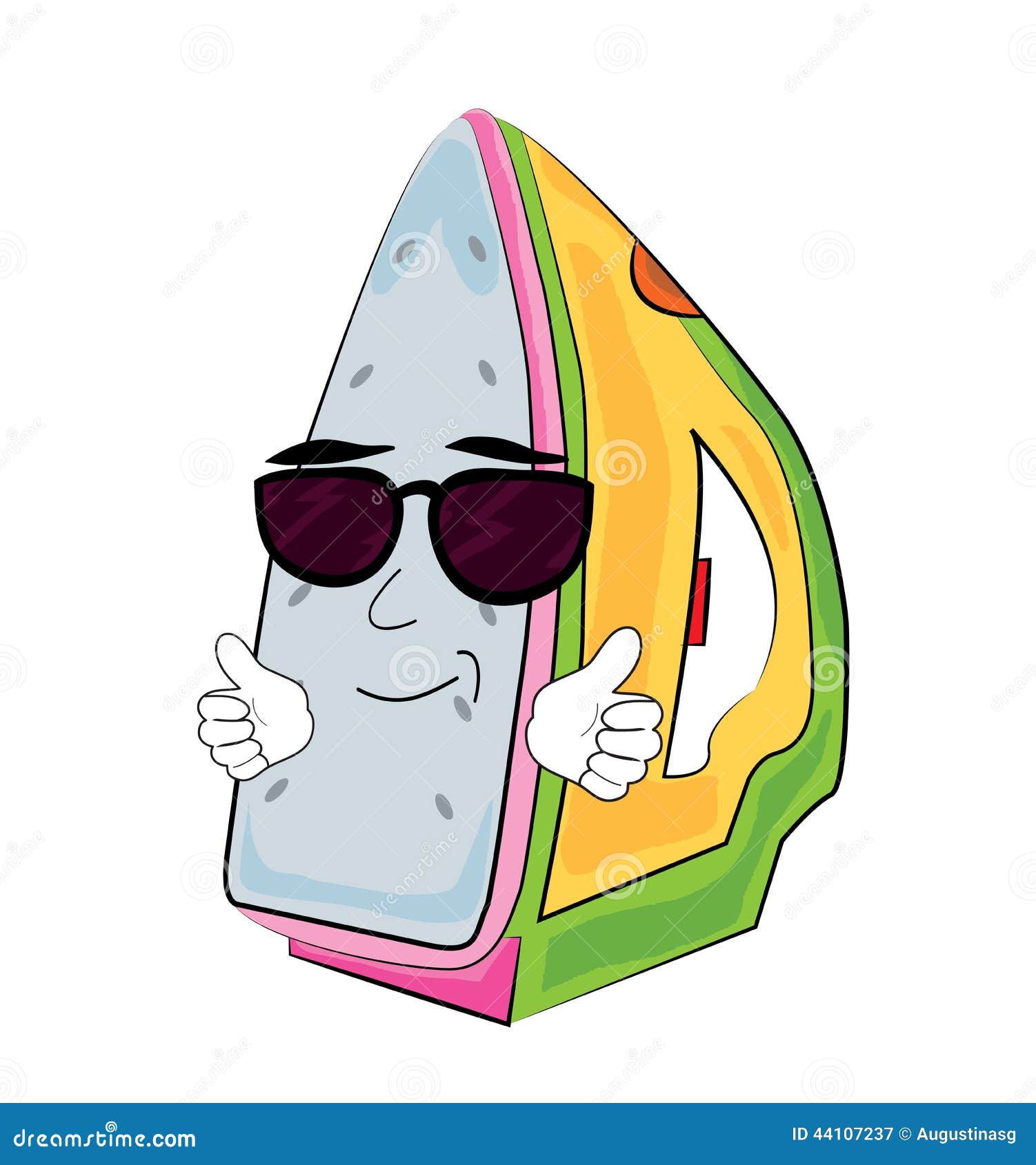 Cool iron cartoon stock illustration. Illustration of background - 44107237