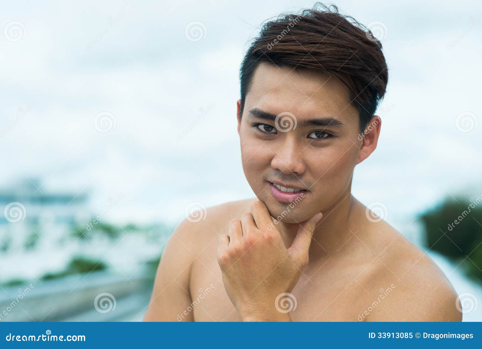 Cool lad stock image. Image of outdoors, smiling, model - 33913085