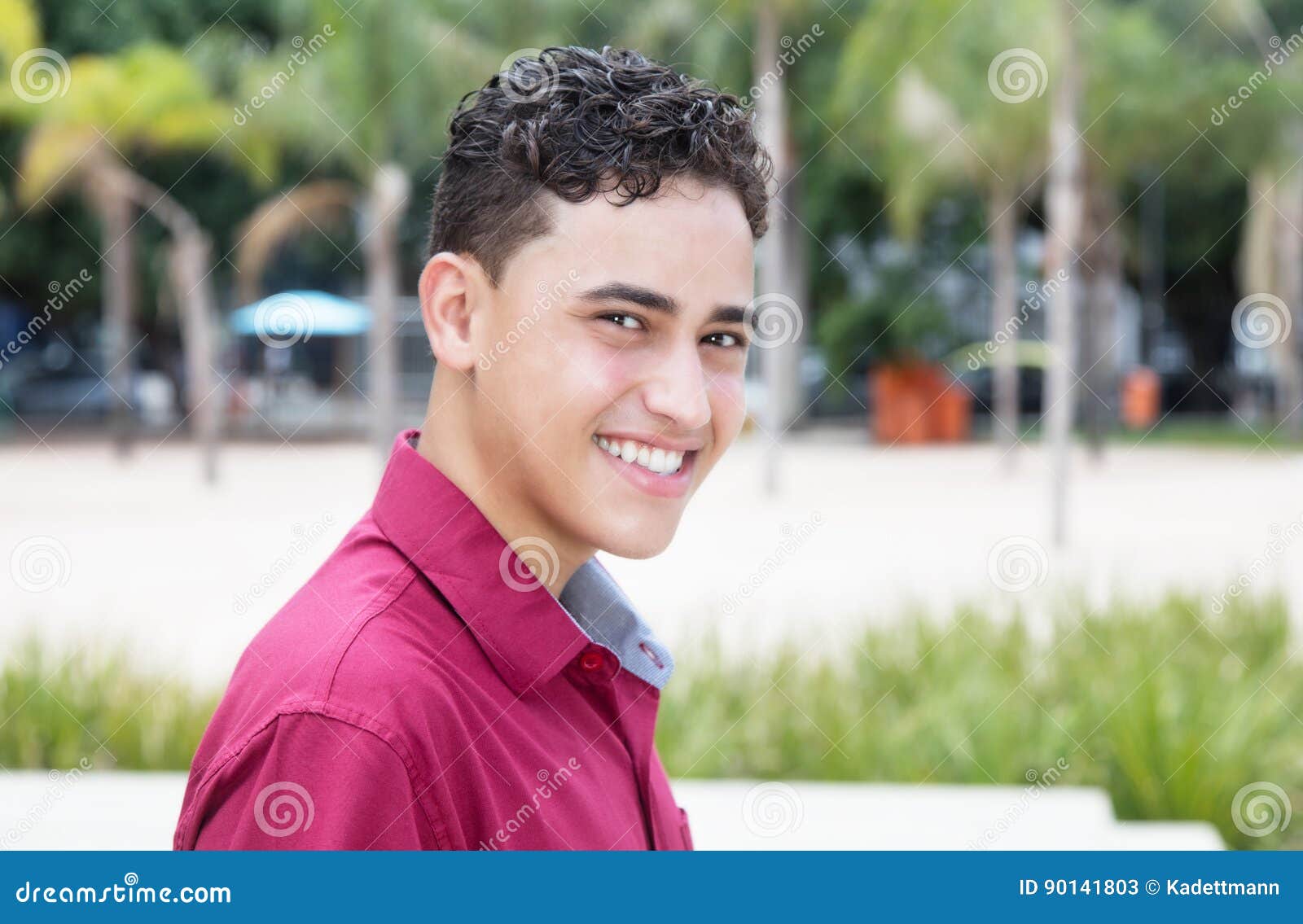 Cool Laughing Guy Outdoor in the Summer Stock Image - Image of laughing ...