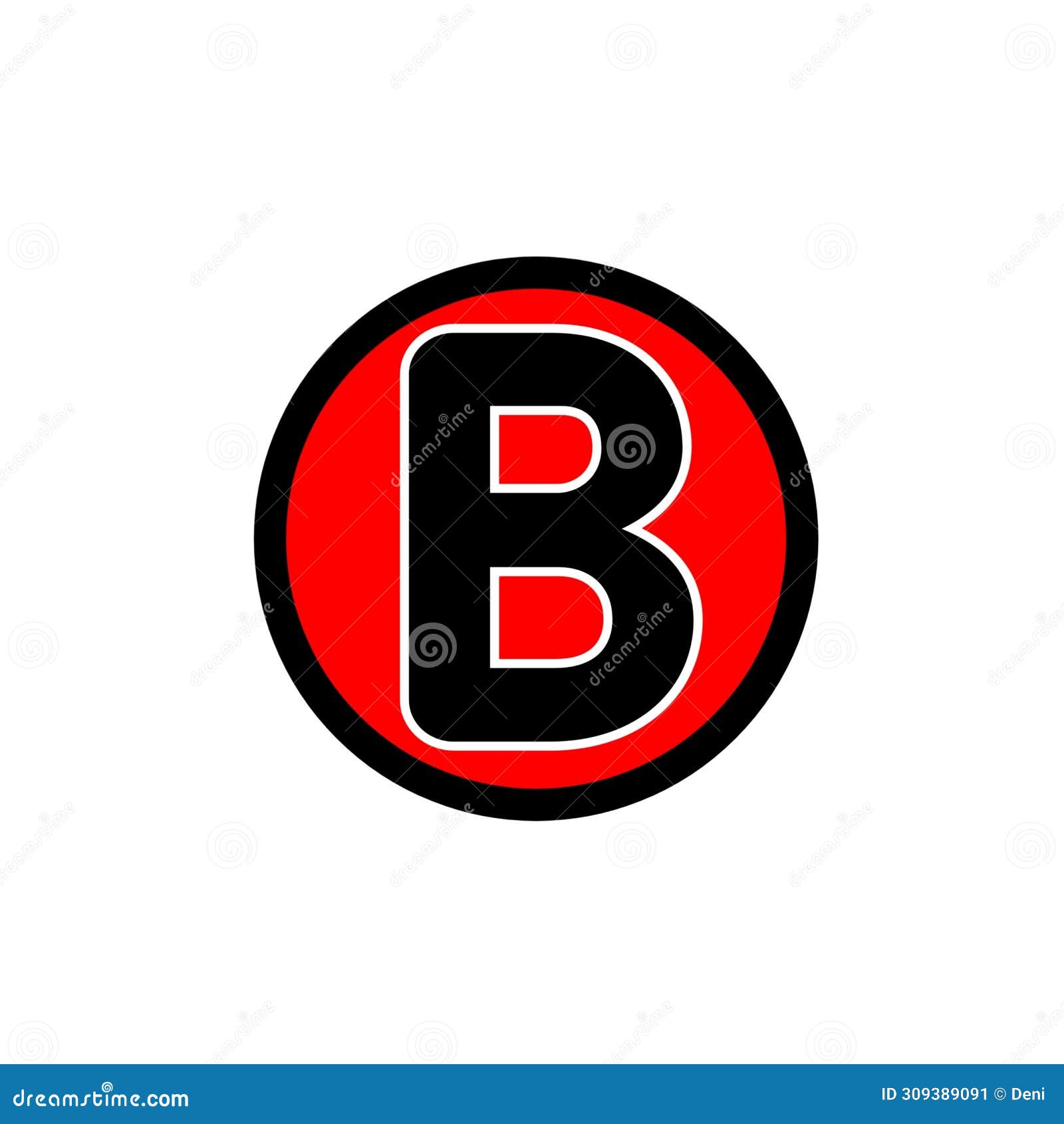 Cool Letter B Design with Colorful Colors Stock Illustration ...