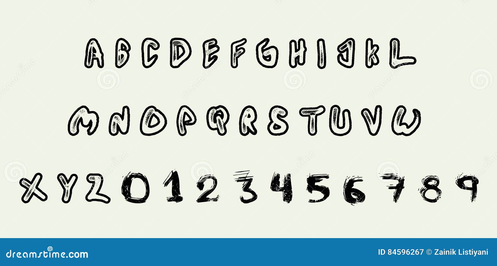 Cool Letter font stock illustration. Illustration of contemporary ...