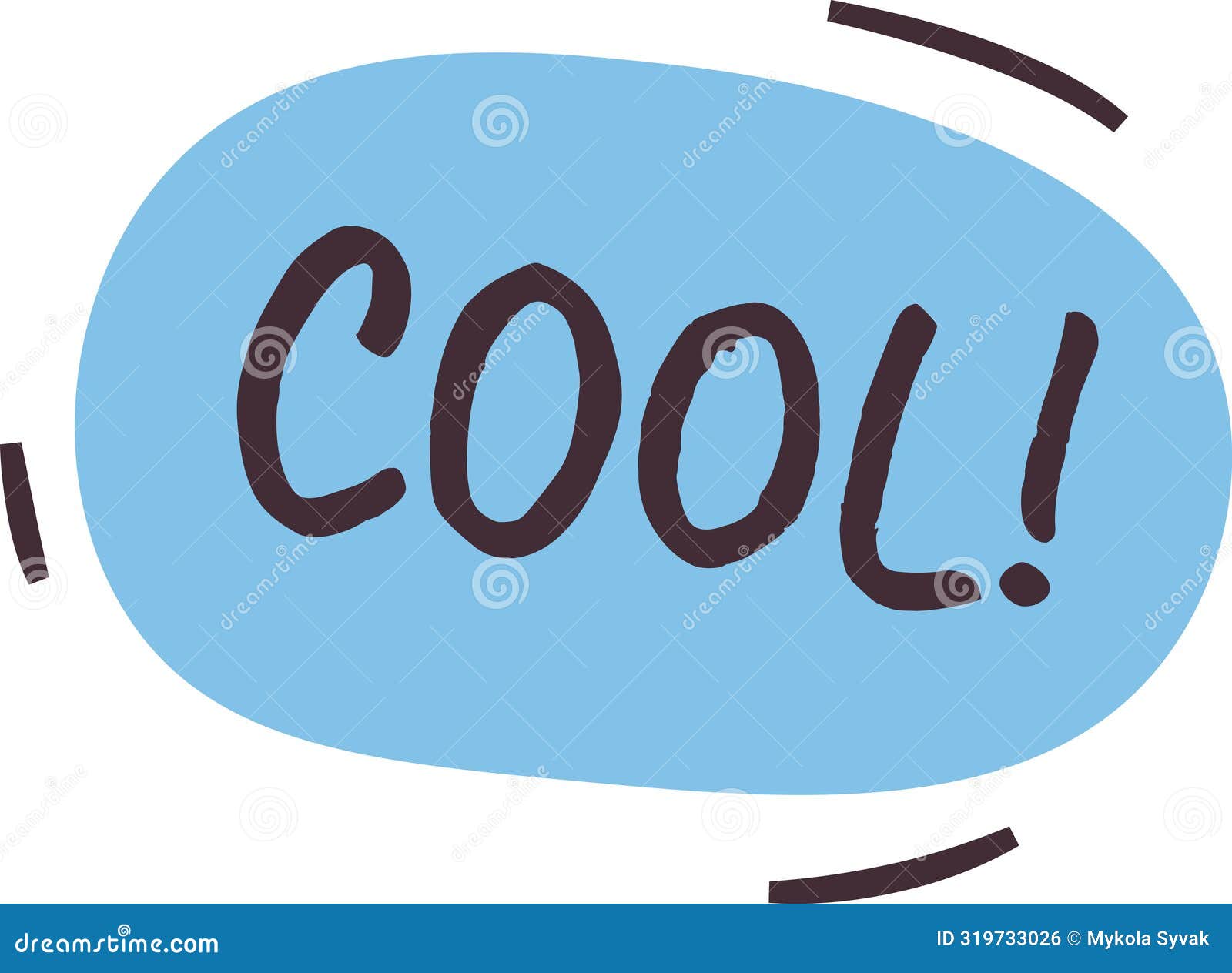 Cool Lettering Badge stock vector. Illustration of text - 319733026