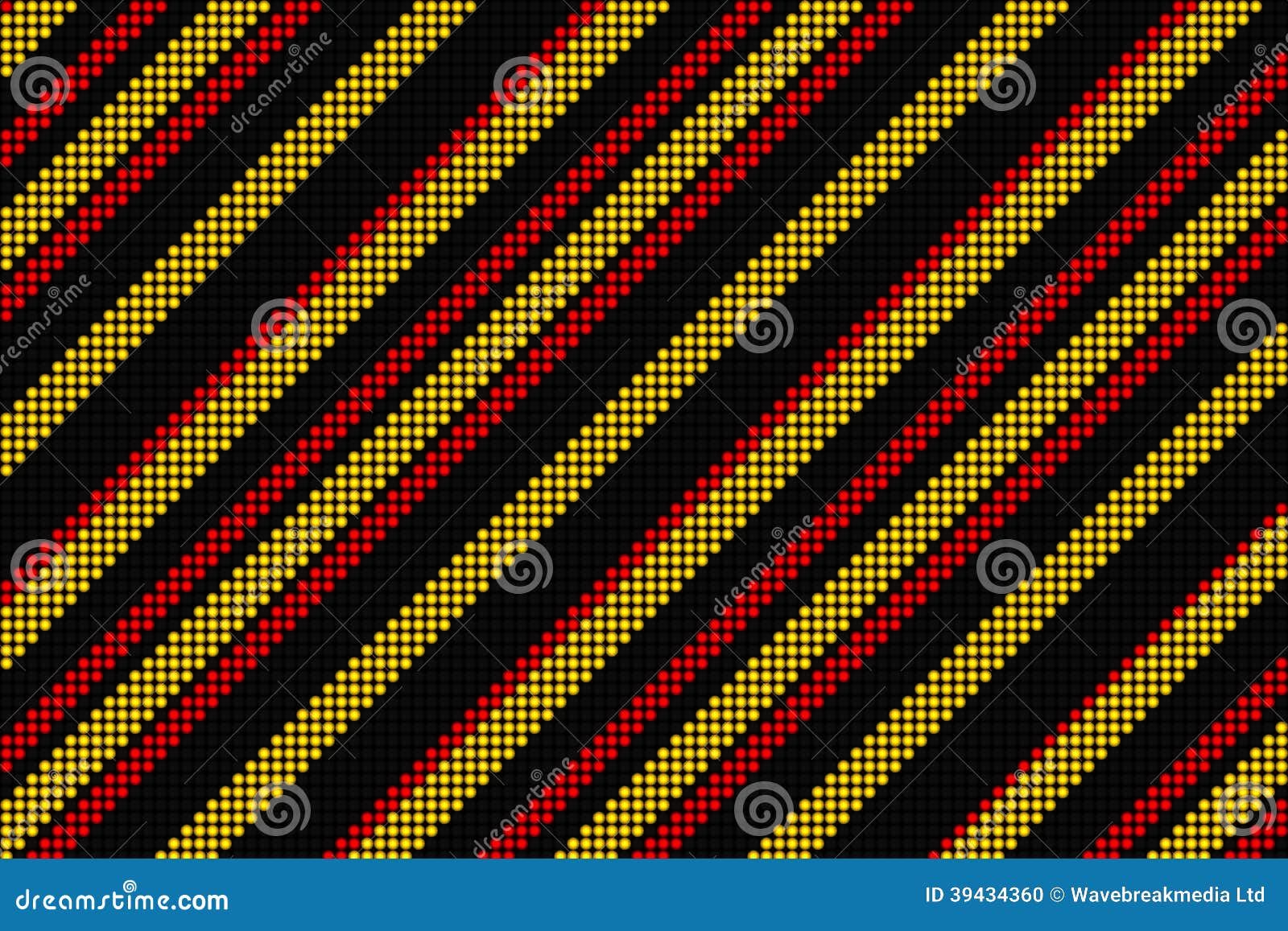 Cool Linear Pattern in Black Red and Yellow Stock Illustration ...