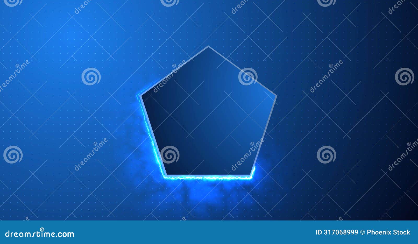 Cool-looking Screen-loading Smartphone Booting Animation of a Pentagon ...