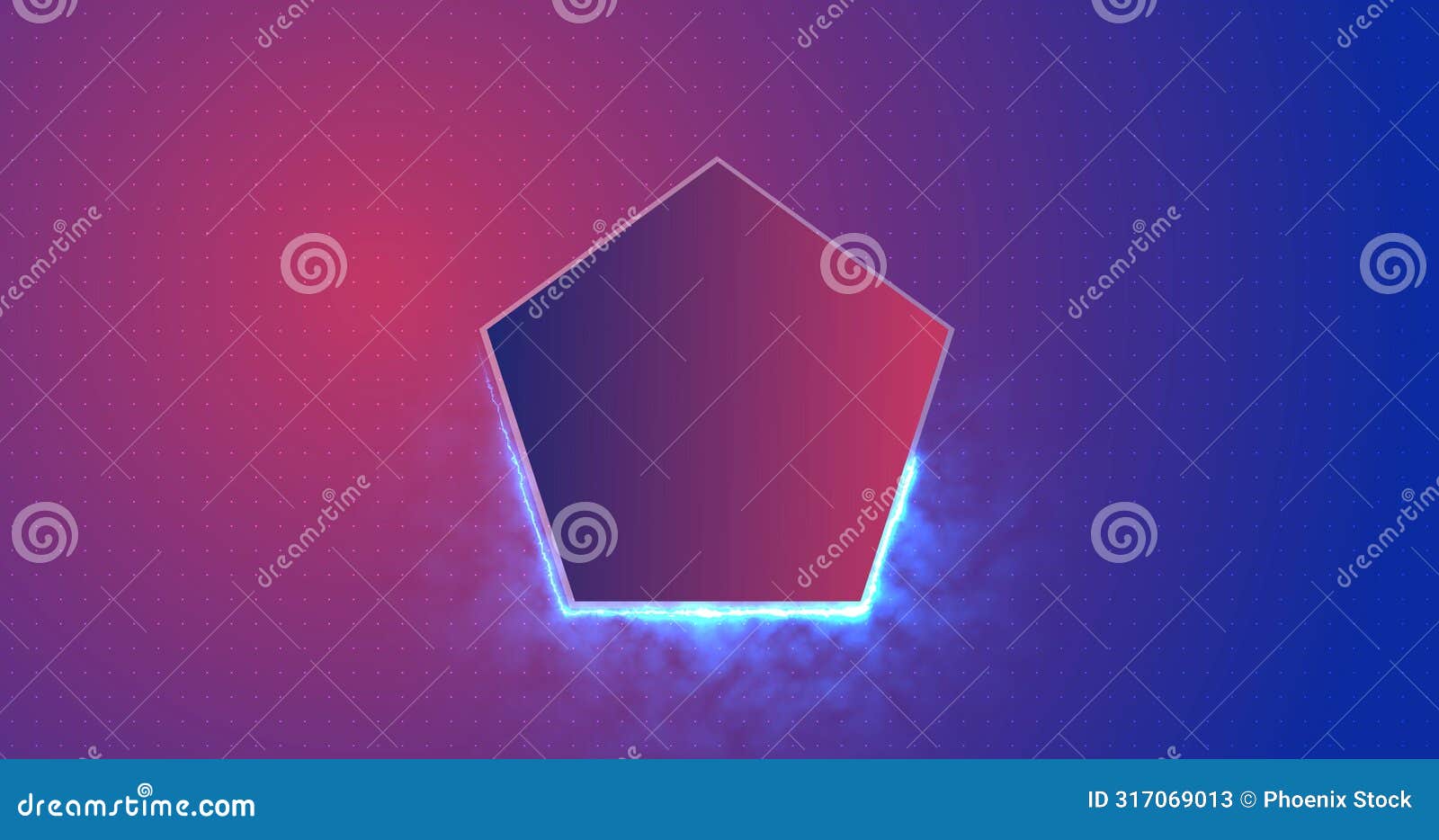 Cool-looking Screen-loading Smartphone Booting Animation of a Pentagon ...