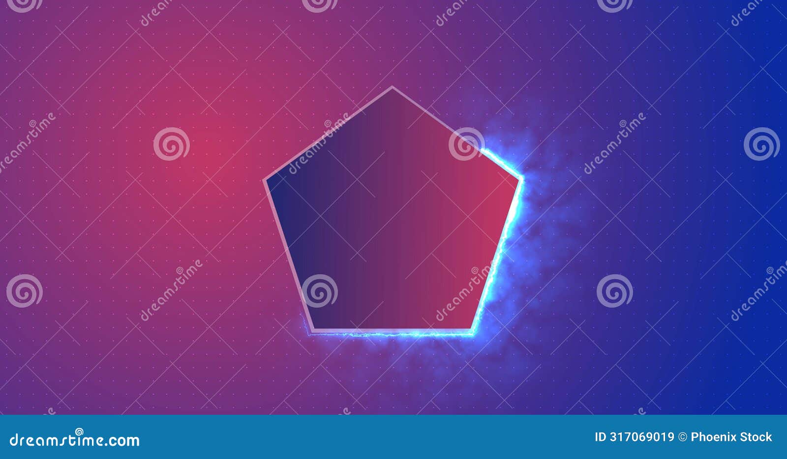 Cool-looking Screen-loading Smartphone Booting Animation of a Pentagon ...