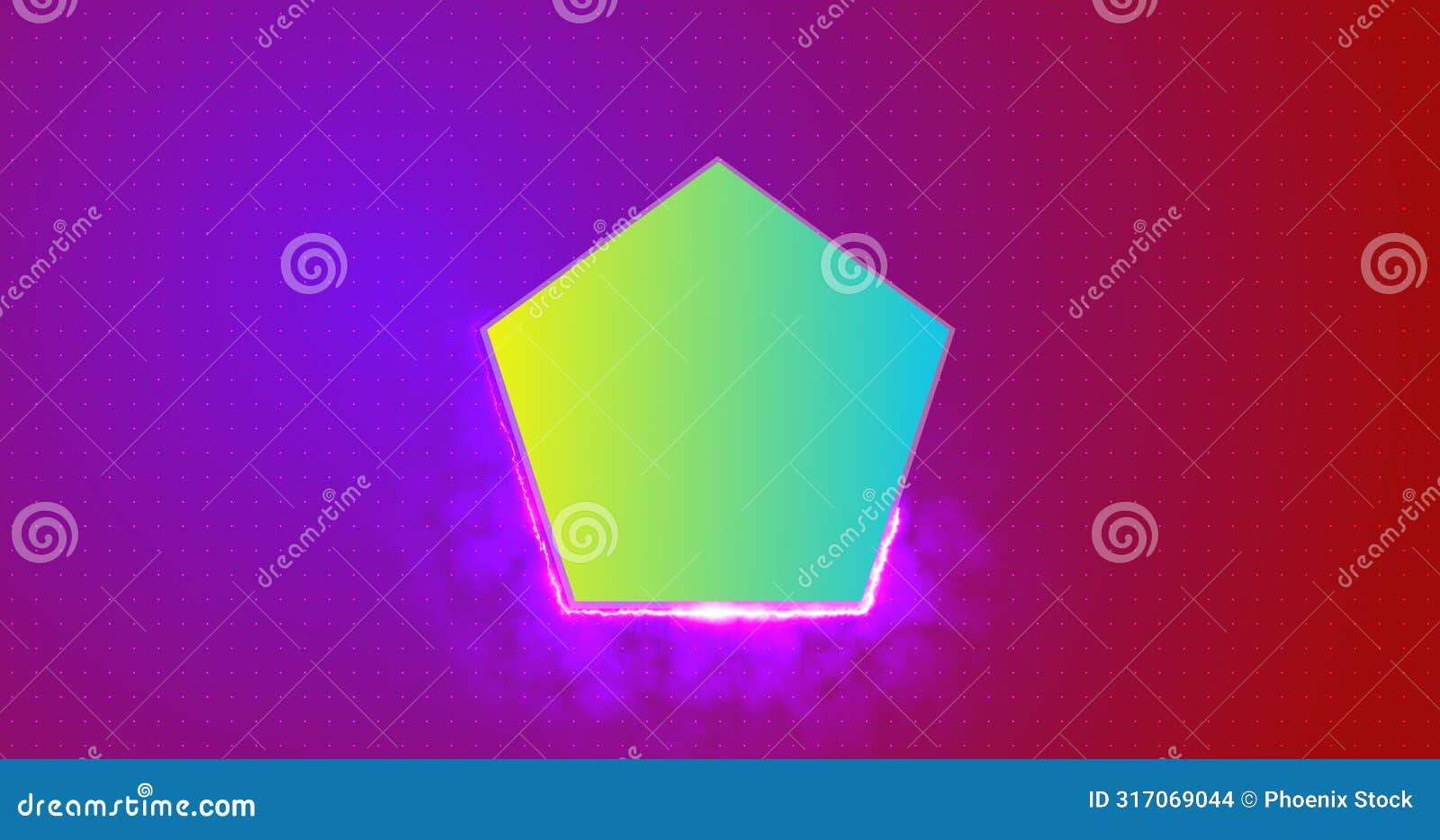 Cool-looking Screen-loading Smartphone Booting Animation of a Pentagon ...