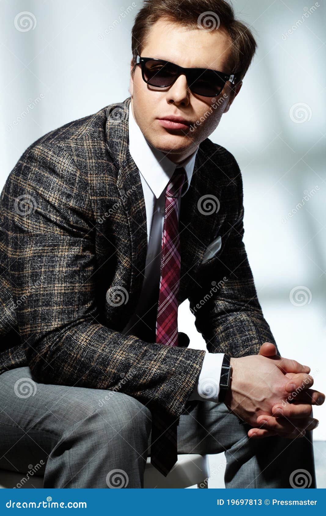 Cool man stock image. Image of jacket, adult, cool, male - 19697813