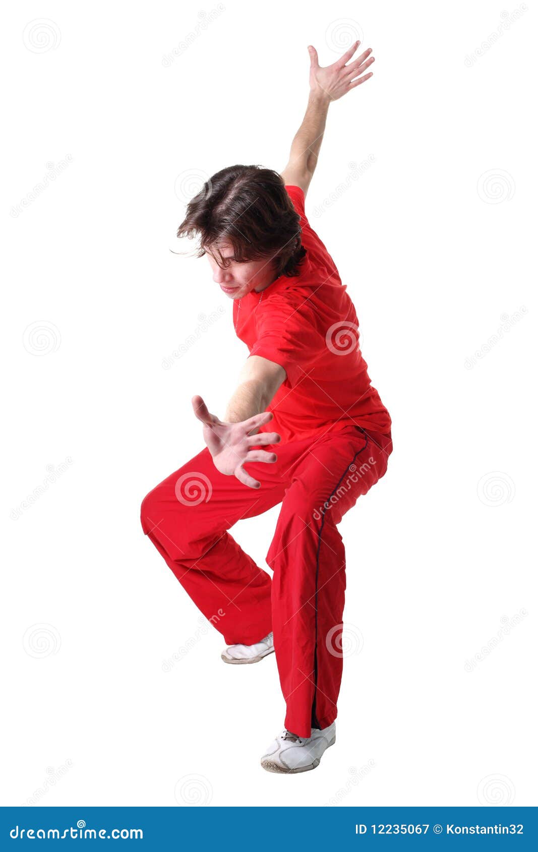 Cool man dancer stock image. Image of feeling, modern - 12235067