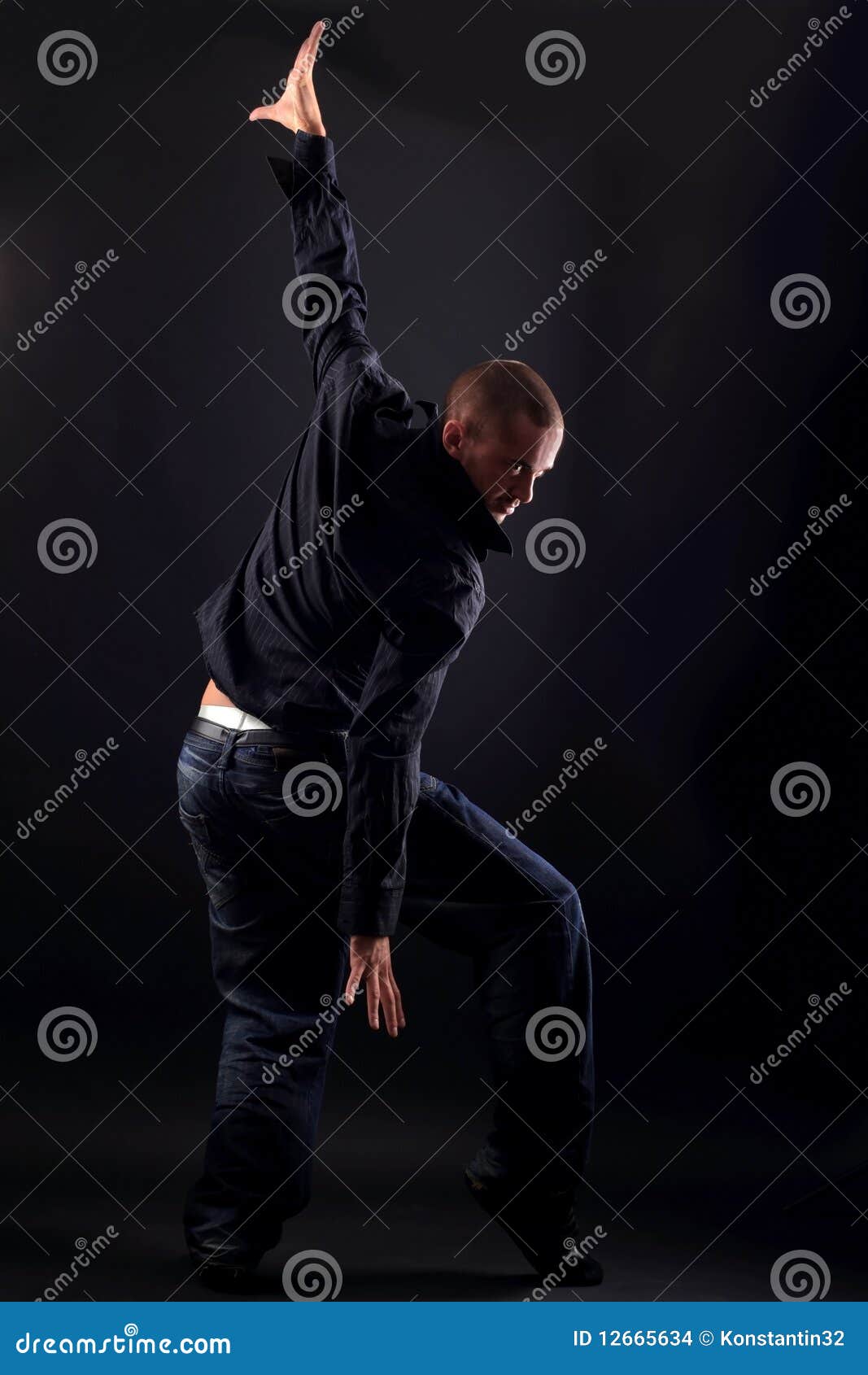 Cool man modern dancer stock photo. Image of pants, modern - 12665634