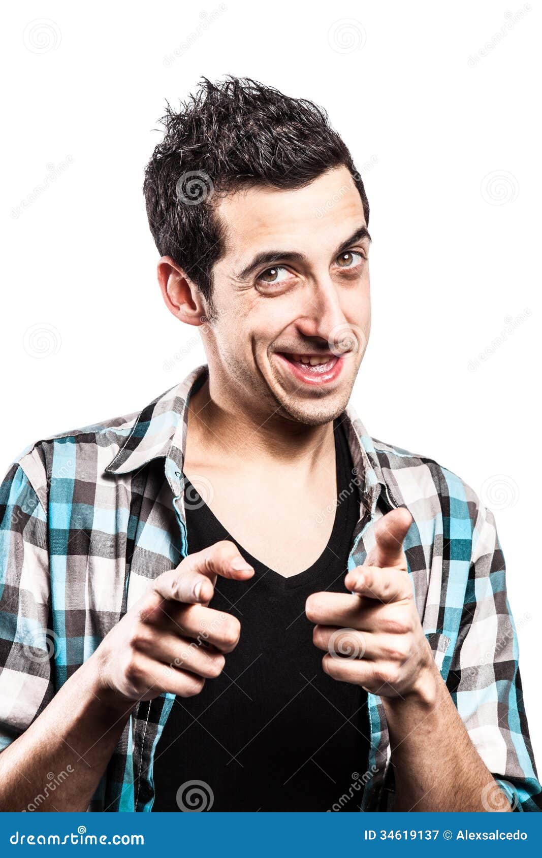 Cool man stock image. Image of happy, male, shirt, caucasian - 34619137