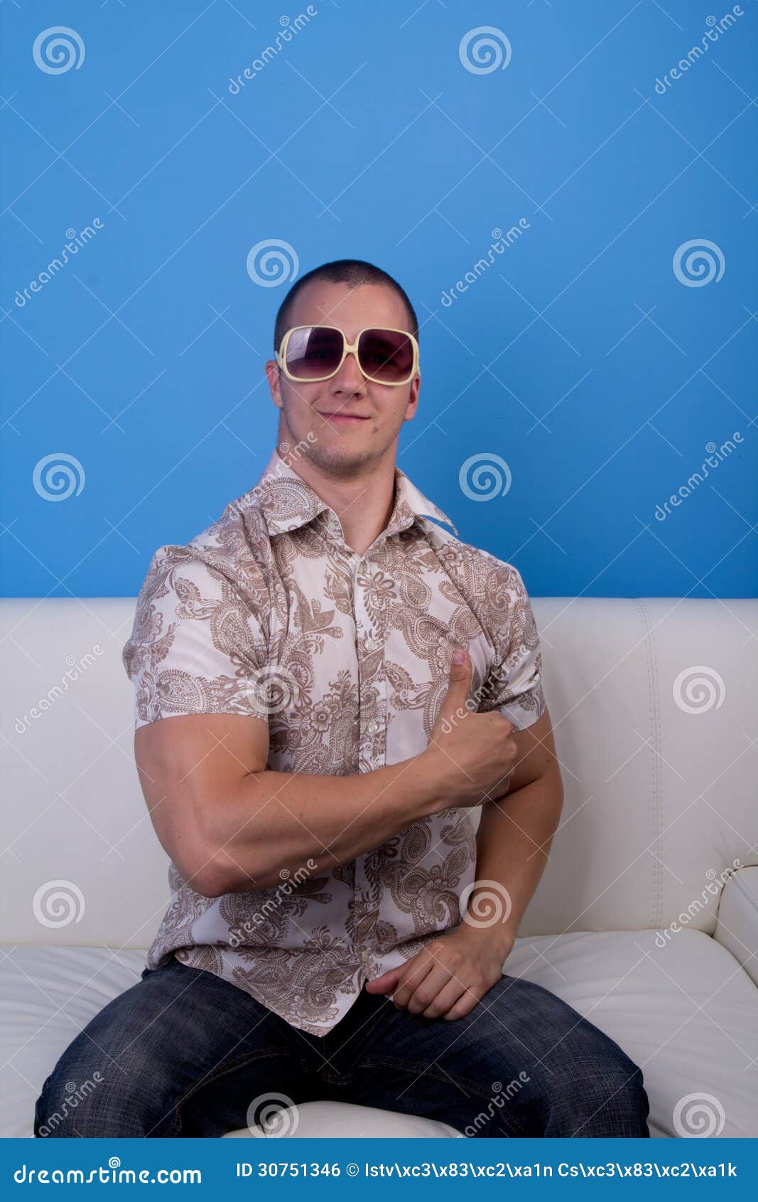 Cool man stock photo. Image of blue, elegant, person - 30751346