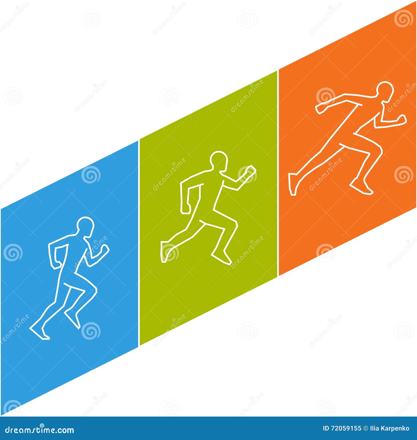 Cool marathon symbol stock illustration. Illustration of jogging - 72059155