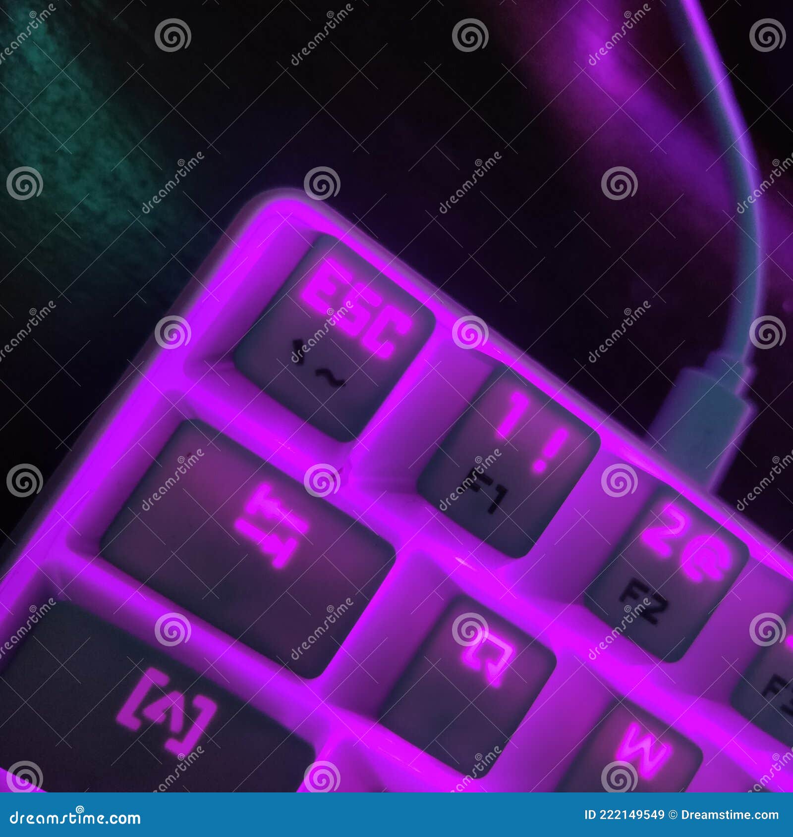 Cool mecha keyboard stock image. Image of text, violet - 222149549
