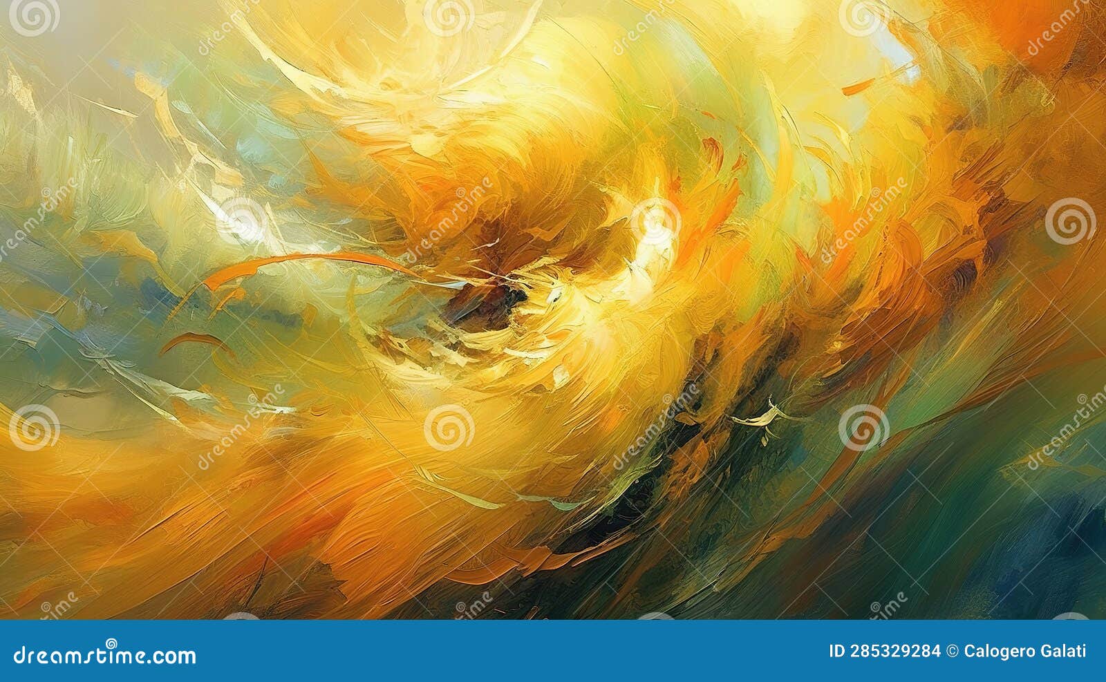 A Cool Modern Creative Wallpaper Artwork in a Oil Painting Mixture, Ai ...