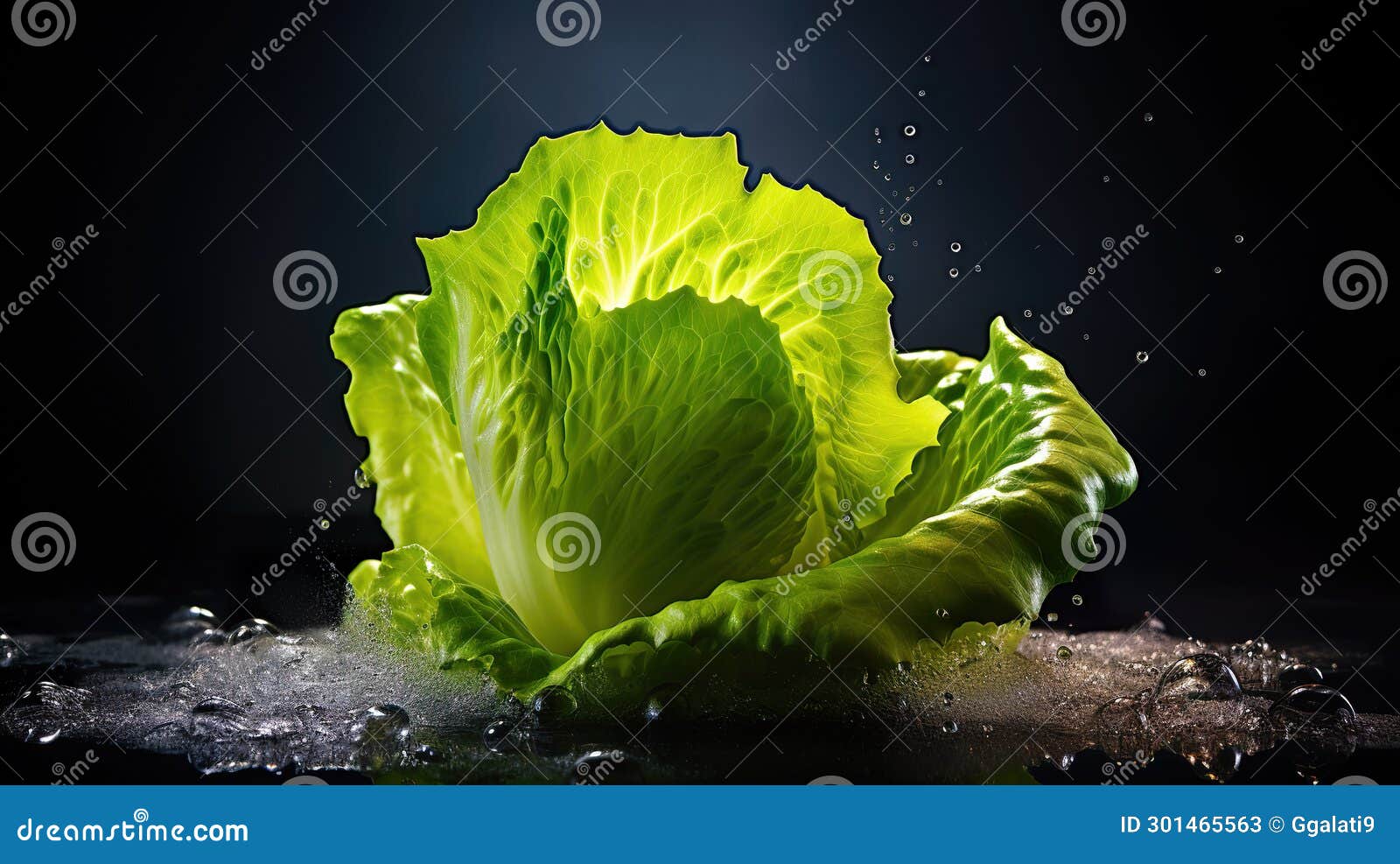 Cool Lettuce Royalty-Free Stock Image | CartoonDealer.com #34699936