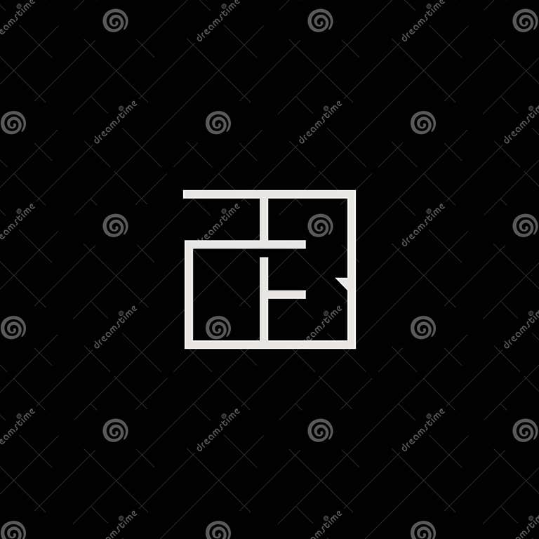 Cool and Modern Logo Initials A3 Design Stock Vector - Illustration of ...