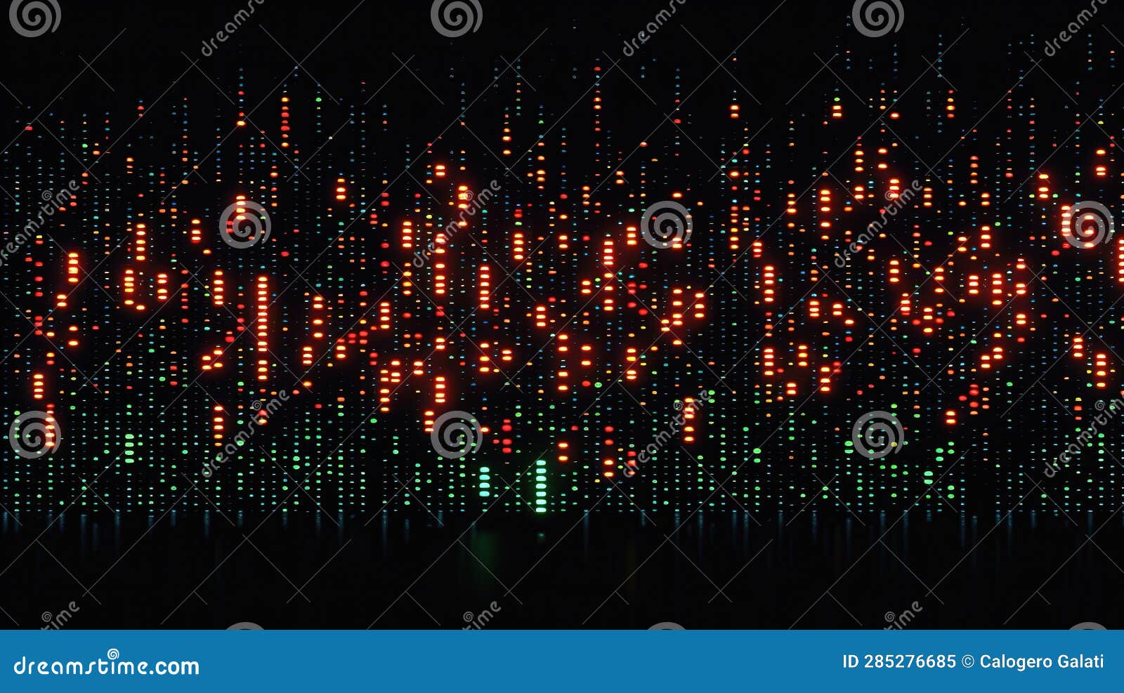 A Cool Modern Radiant Falling Matrix Wallpaper, Ai Generated Image ...