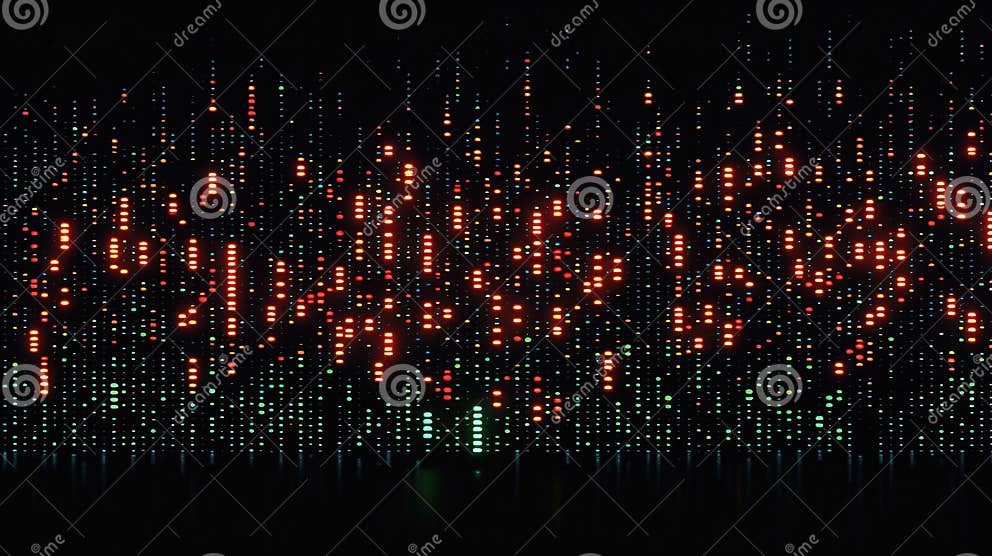 A Cool Modern Radiant Falling Matrix Wallpaper, Ai Generated Image ...