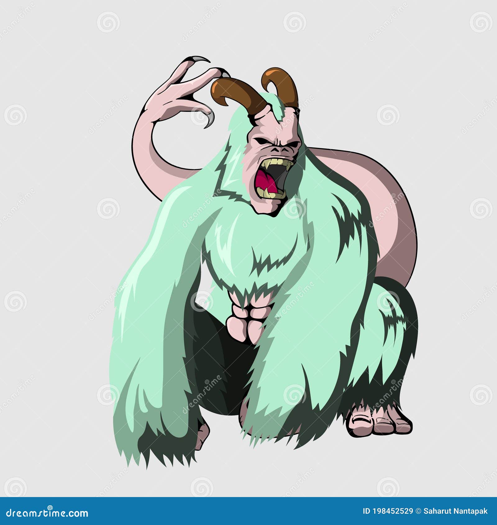 Cool Monkey Illustration Vector Stock Vector - Illustration of cute ...