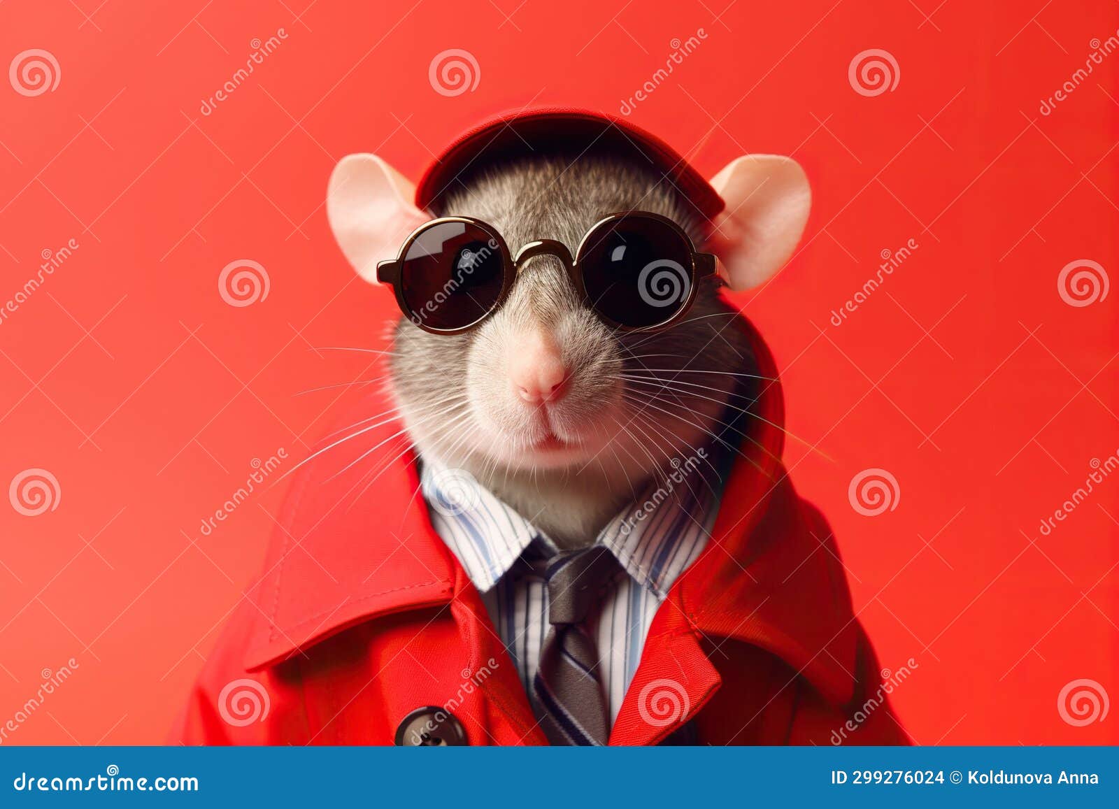 Cool Mouse Dressed As a Spy Stock Photo - Image of sleek, mouse: 299276024