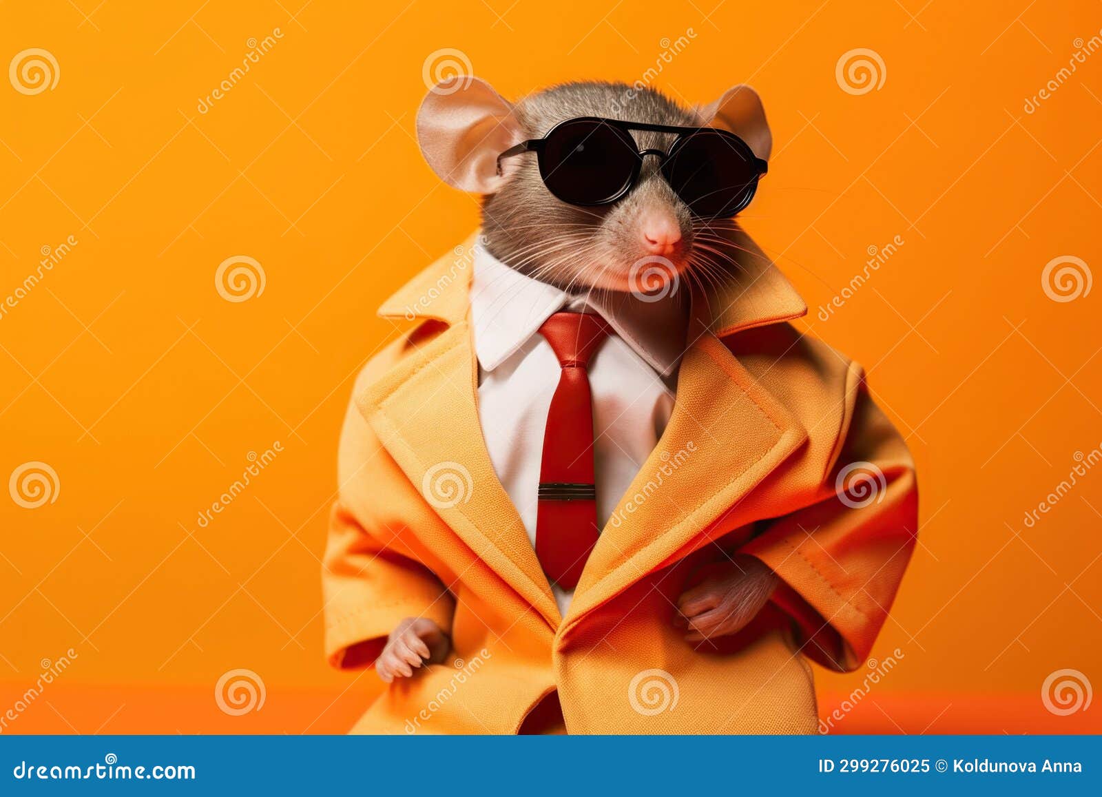 Cool Mouse Dressed As a Spy Stock Illustration - Illustration of sharp ...
