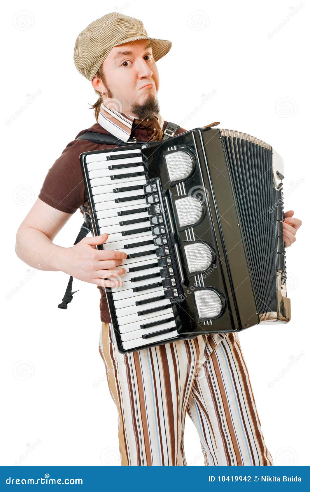 Cool Musician with Concertina Stock Photo - Image of chords, player ...
