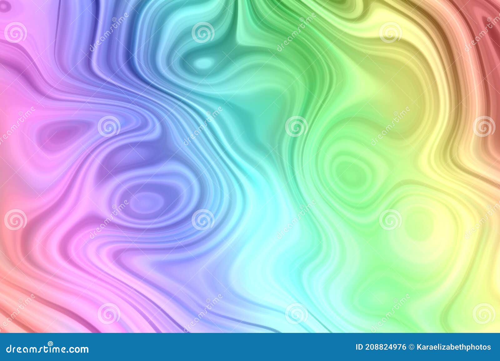 Neon Bright Rainbow Psychedelic Oil Spill Effect Background Royalty ...