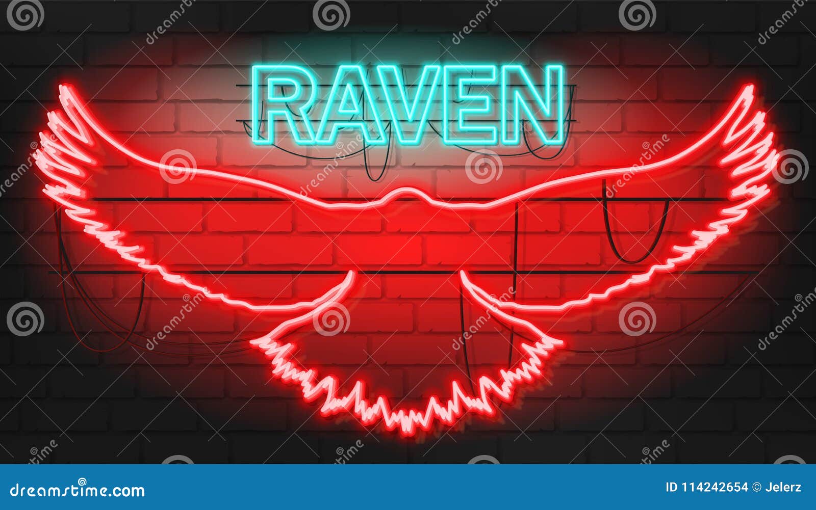 Two Cool Neon Lights Design Wpap Popart Vector | CartoonDealer.com ...