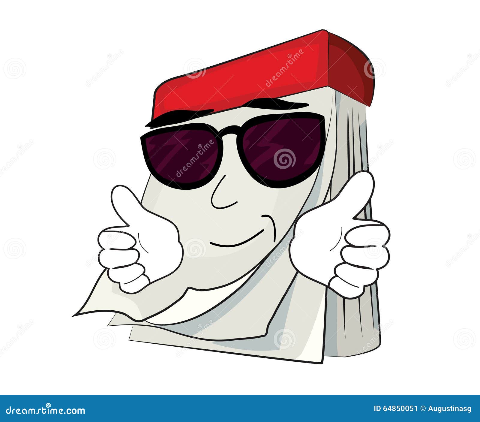 Cool notes cartoon stock illustration. Illustration of reminder - 64850051