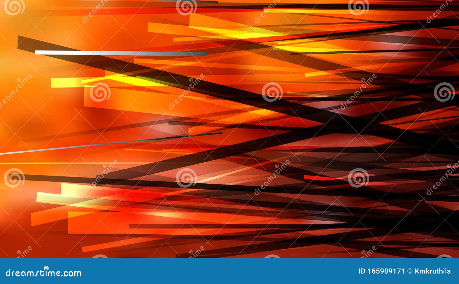 Cool Orange Random Overlapping Lines Background Design Stock Vector ...