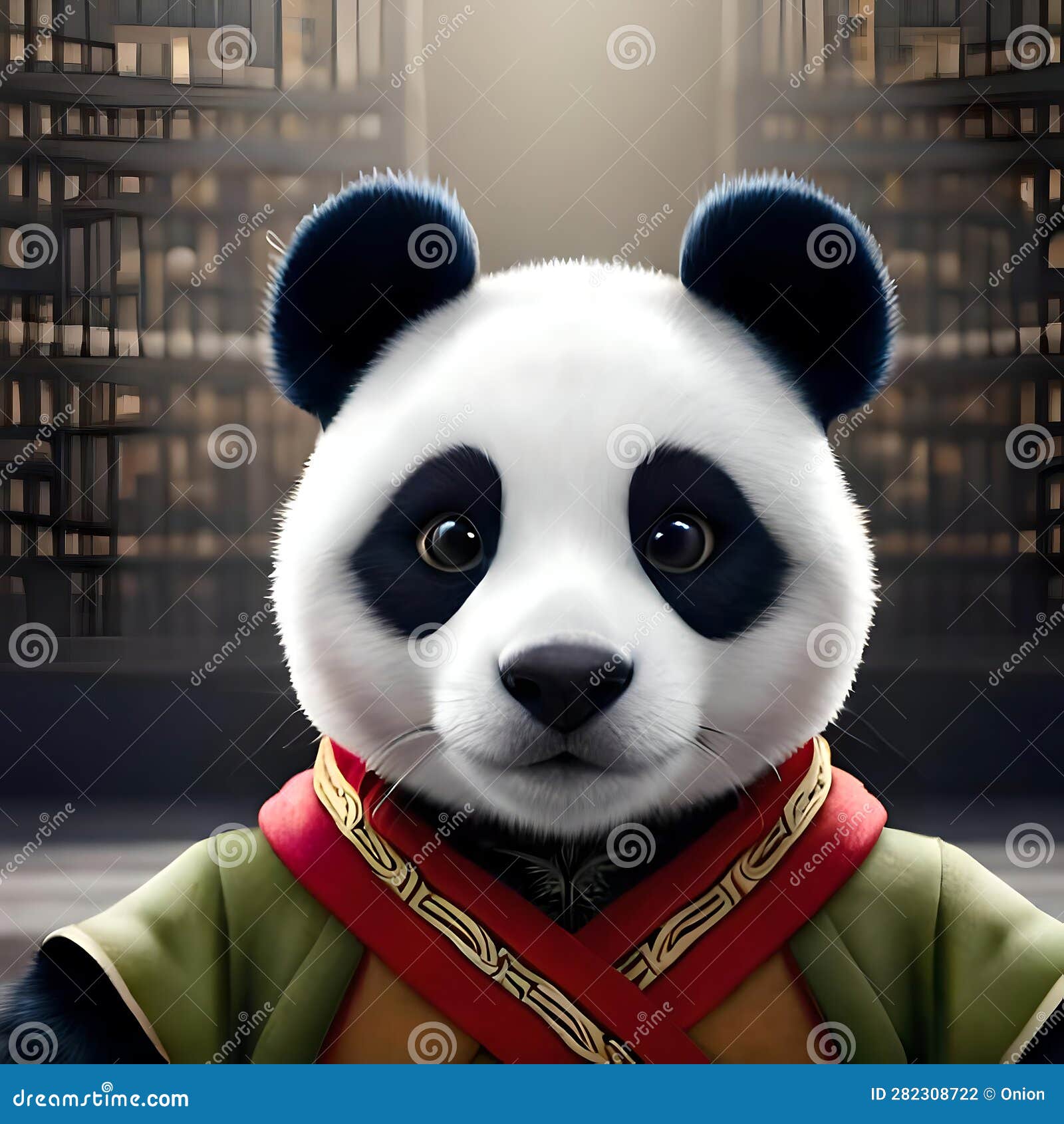 Cool Panda Illustration - Ai Generated Image Stock Illustration ...