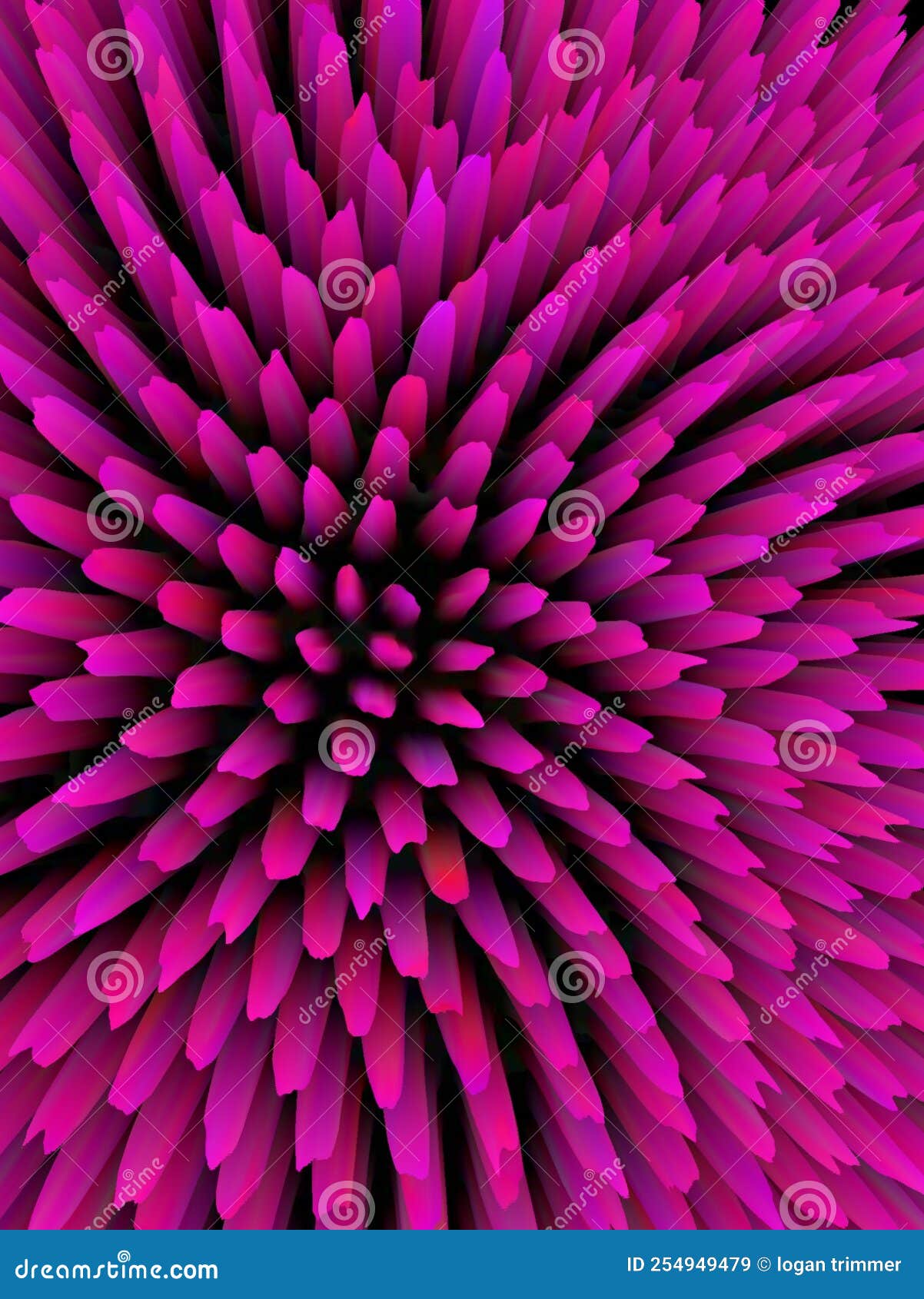 Cool pattern pink spiky stock illustration. Illustration of spik ...