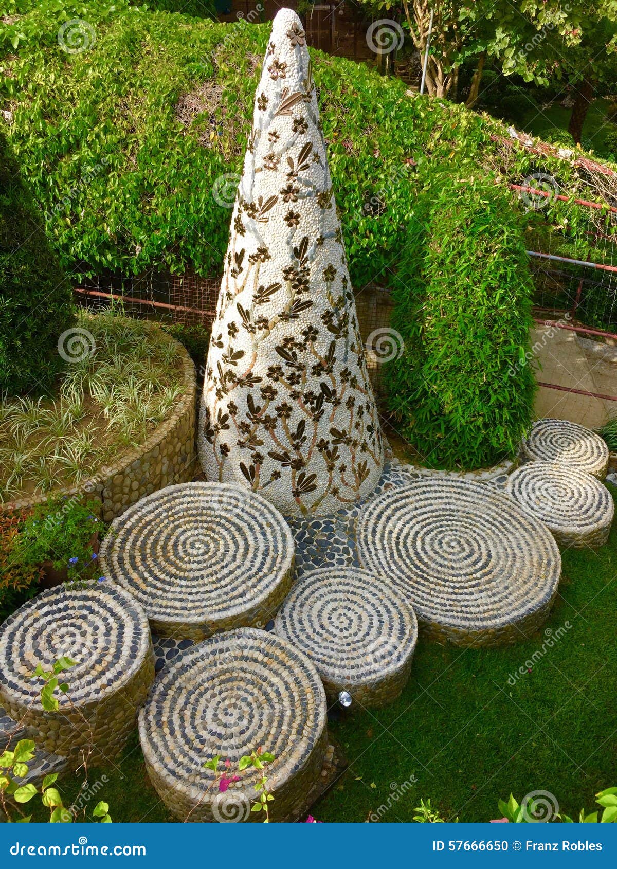Cool pebble work stock photo. Image of work, cool, garden - 57666650