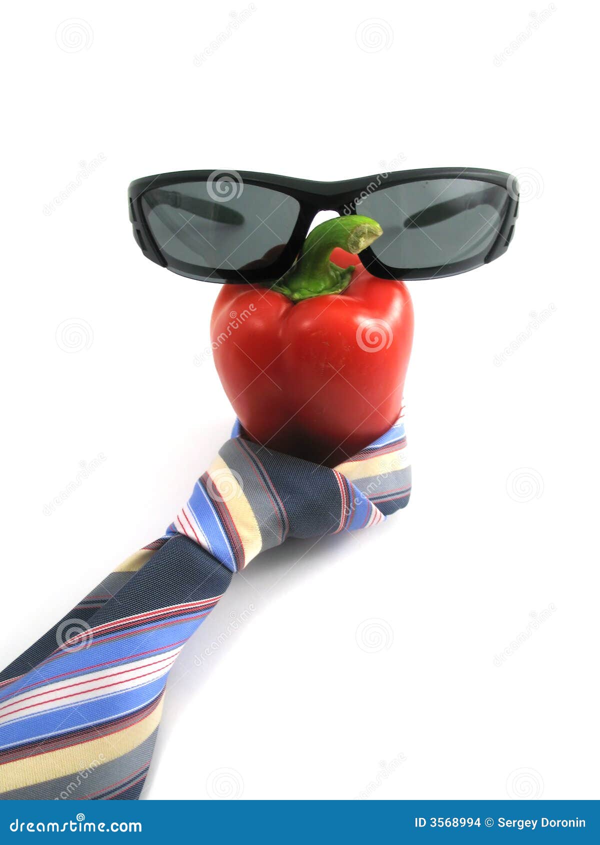 Cool Pepper Isolated on White Stock Photo - Image of eyes, defiantly ...