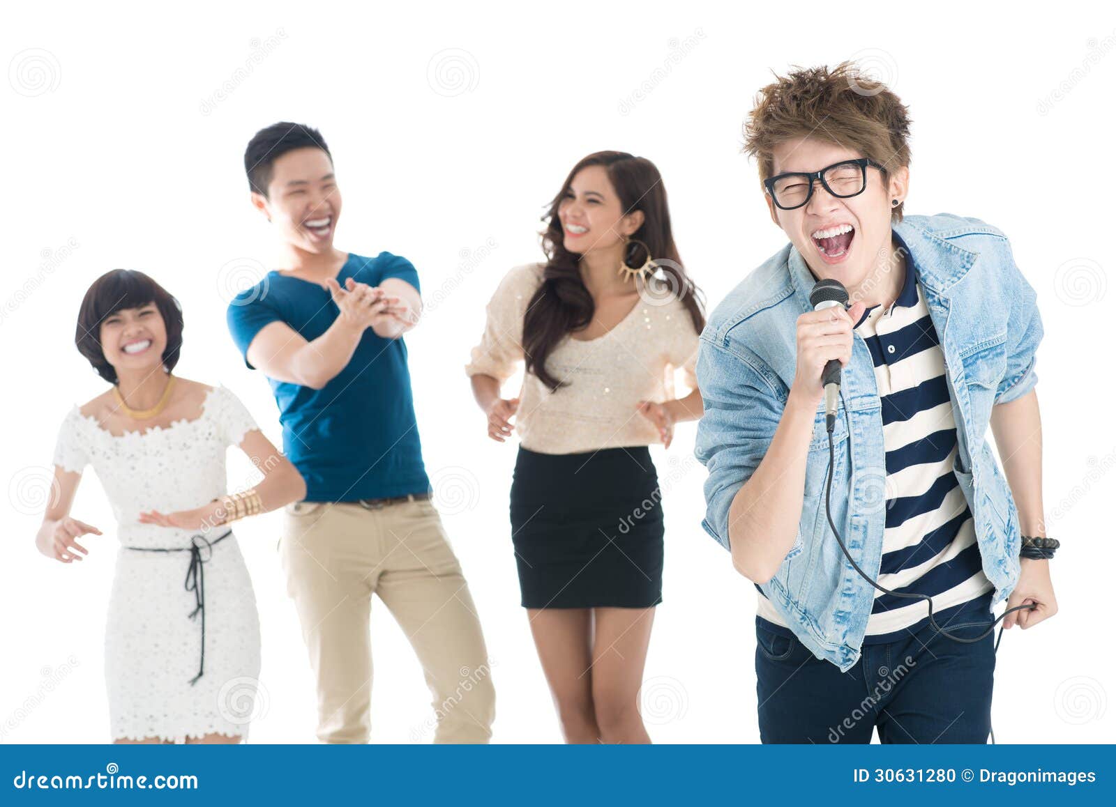 Cool performer stock photo. Image of foreground, karaoke - 30631280