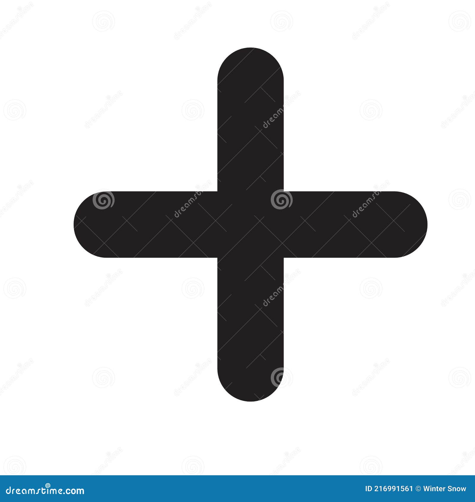 A Cool Pi Heavy Plus Sign In White Background Stock Image ...