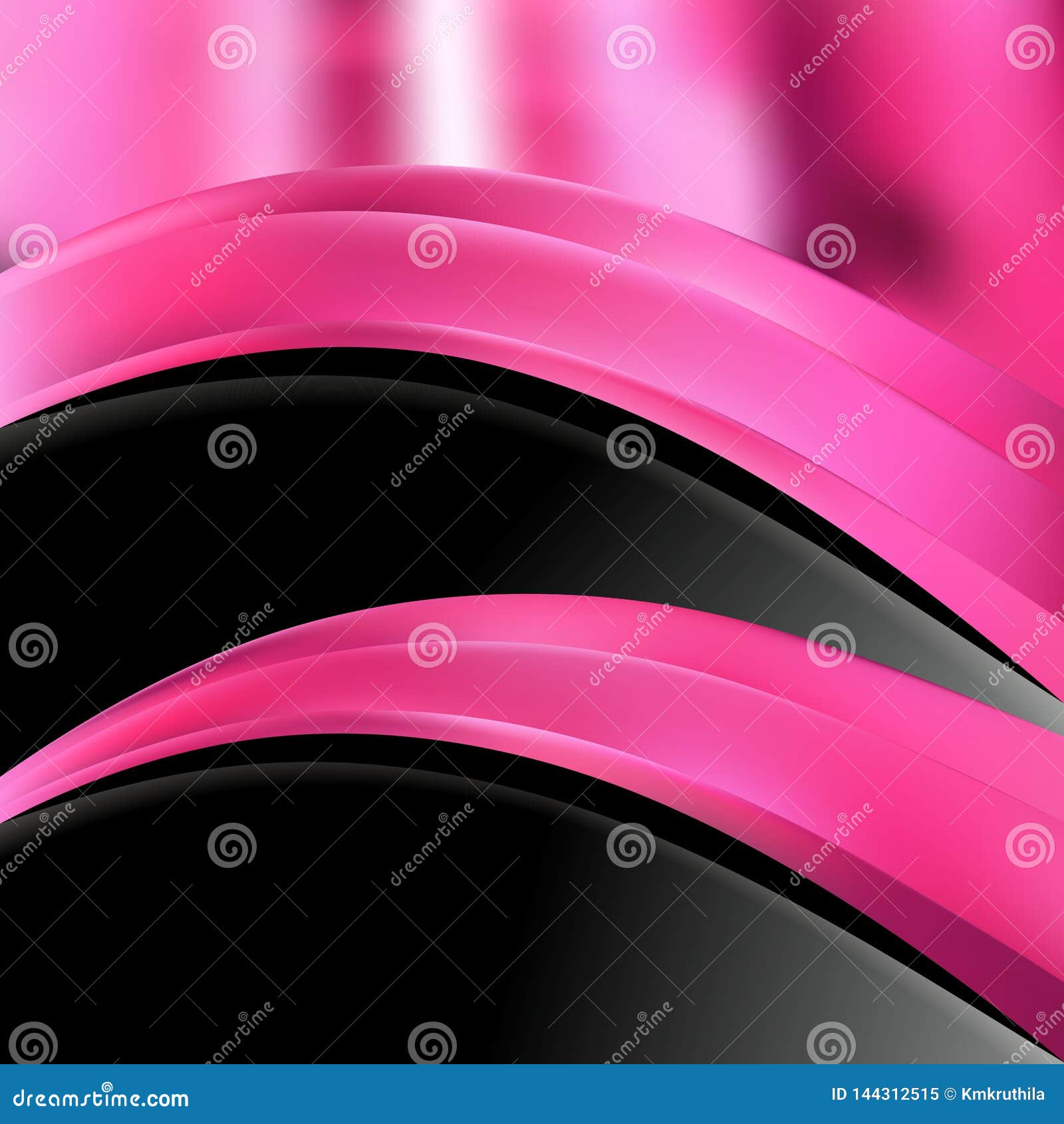 Cool Pink Background Template Stock Illustration - Illustration of ...