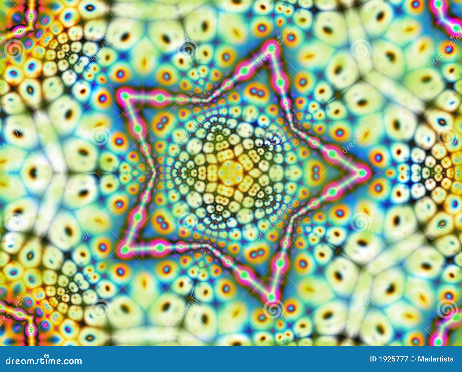 Cool Psychedelic Star Pattern Stock Image - Image of psychedelic ...