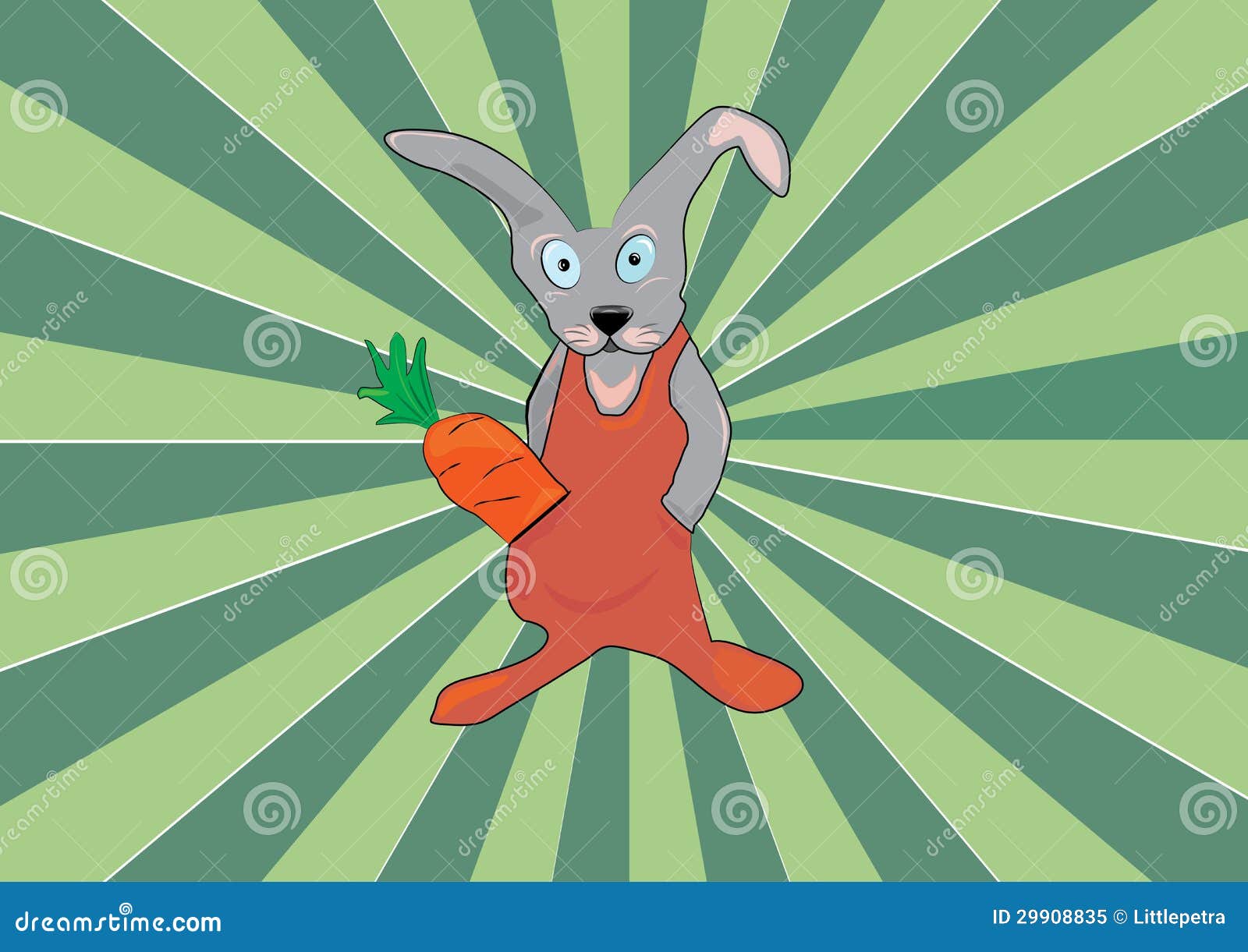 Cool rabbit stock vector. Illustration of cartoon, cheerfu - 29908835