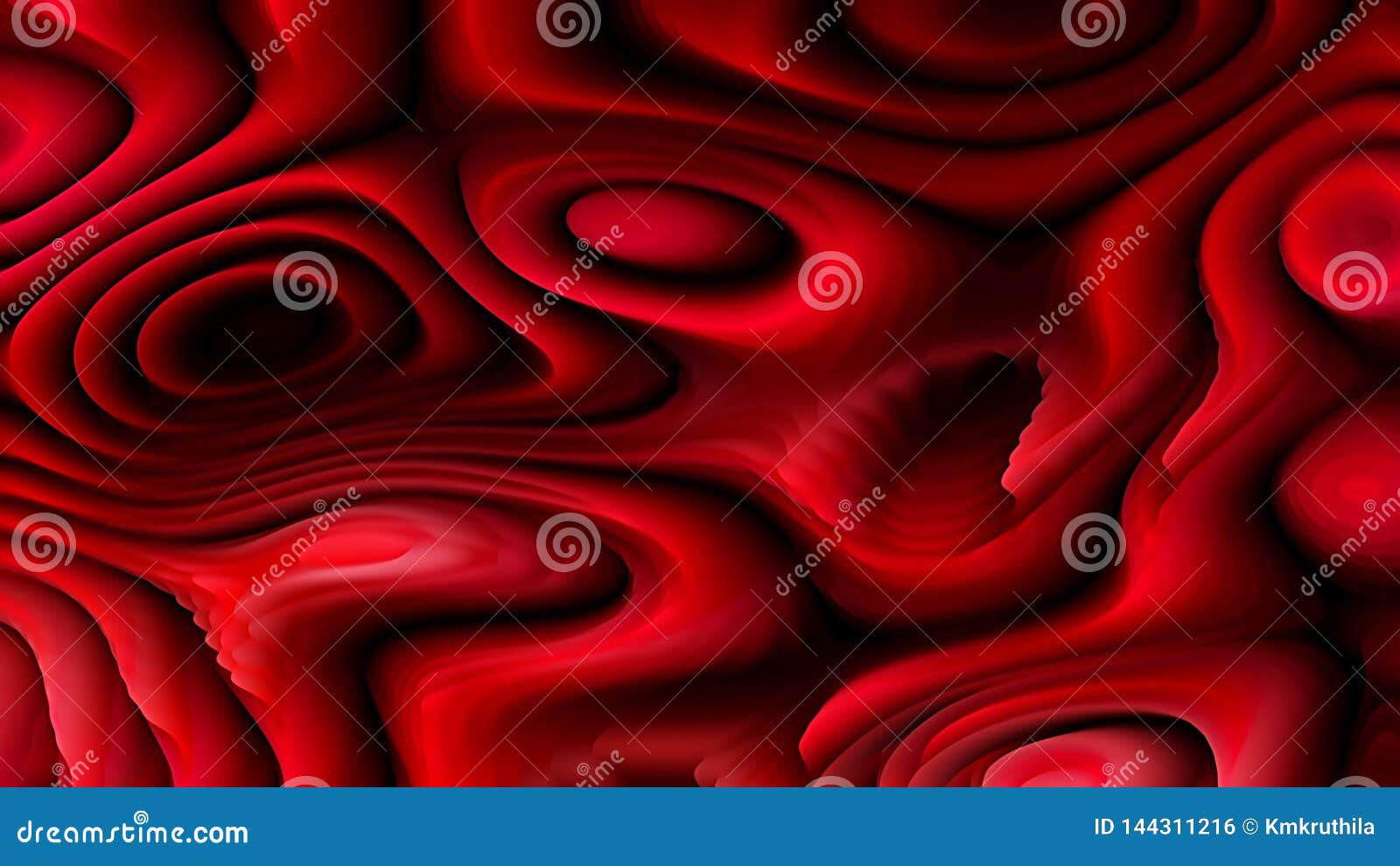 Cool Red Curvature Ripple Texture Stock Illustration - Illustration of ...